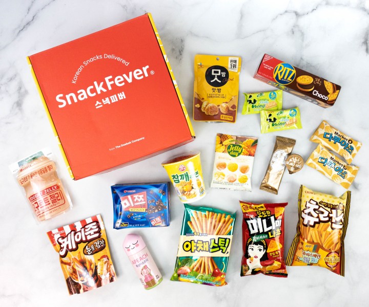 Snack Fever August 2020 Subscription Box Review + Coupon - Deluxe Box ...