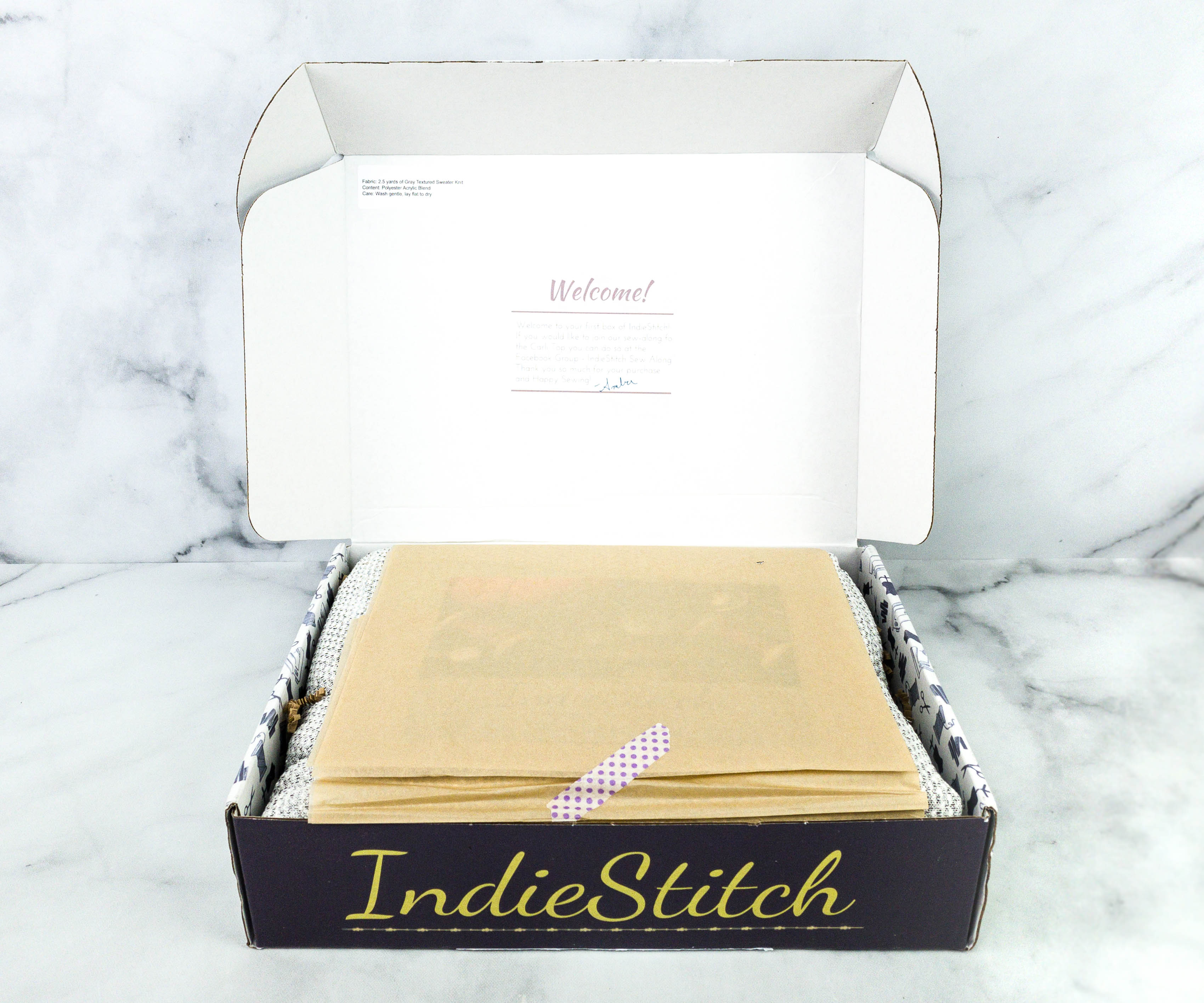 IndieStitch Sewing Subscription Box Review - Carli Top - Hello Subscription