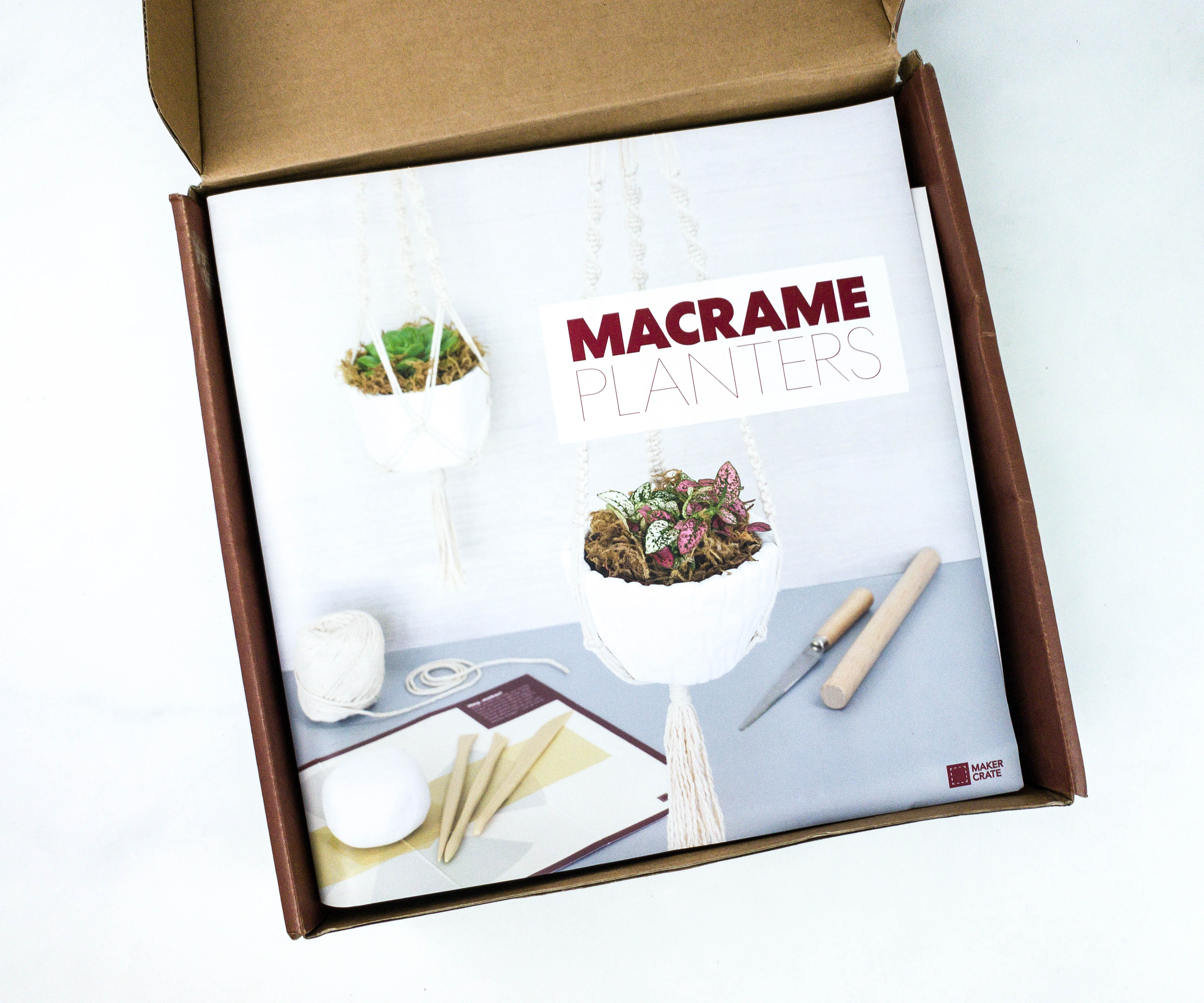 Maker Crate Review + Coupon - MACRAME PLANTERS - Hello Subscription