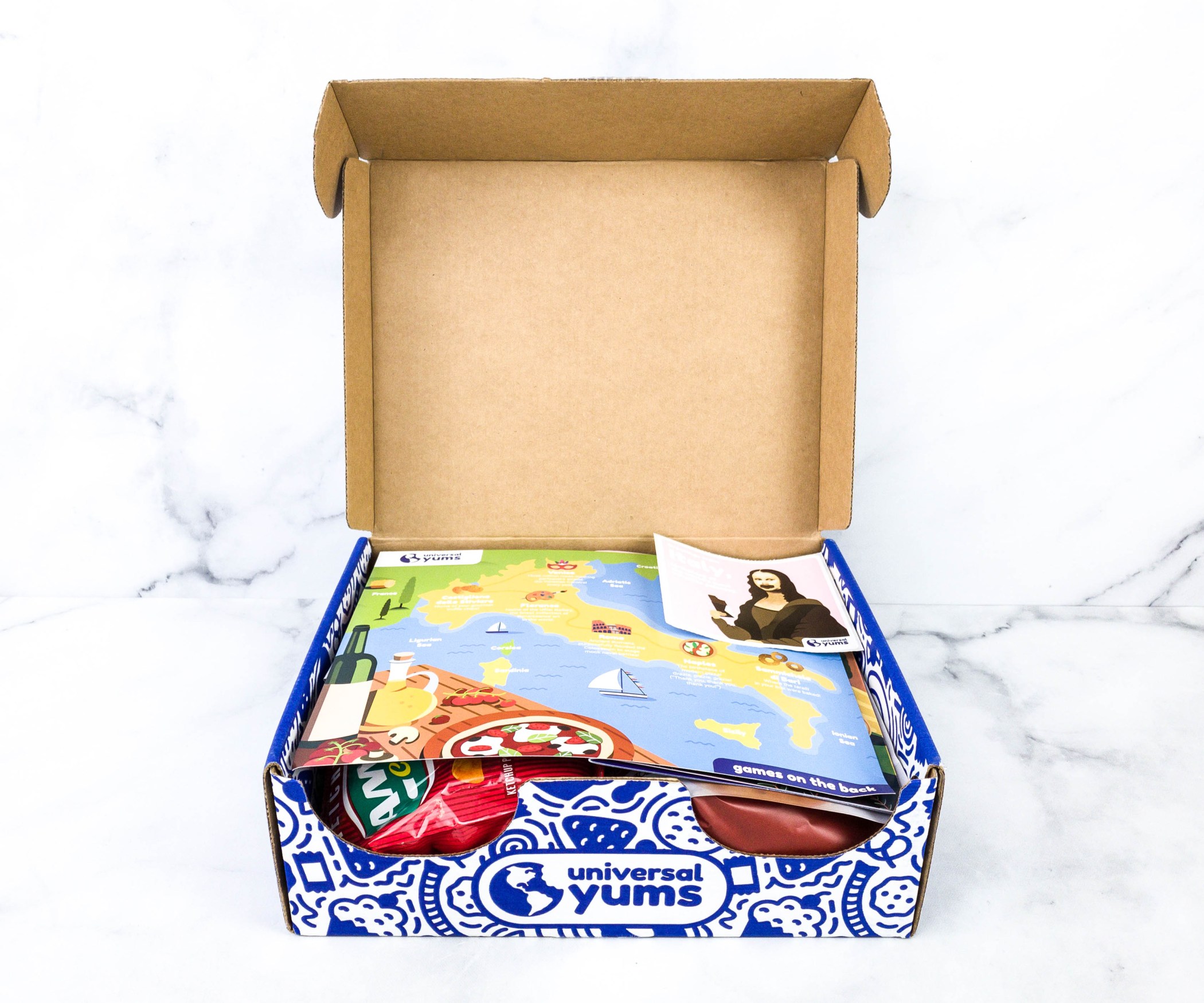 Universal Yums Subscription Box Review + Coupon - ITALY - Hello ...