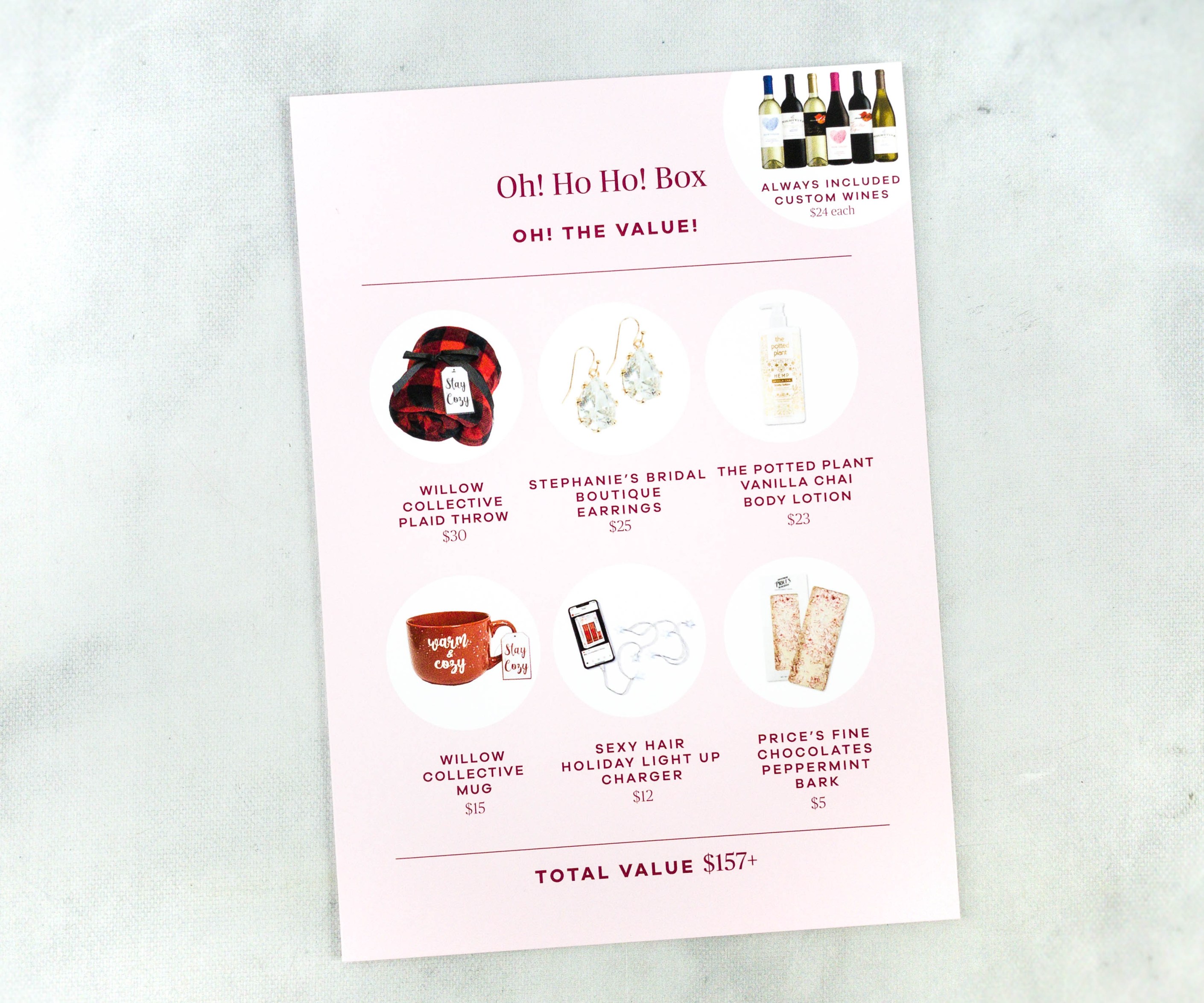 Vine Oh! OH! HO HO! BOX Review + Coupon! - Hello Subscription