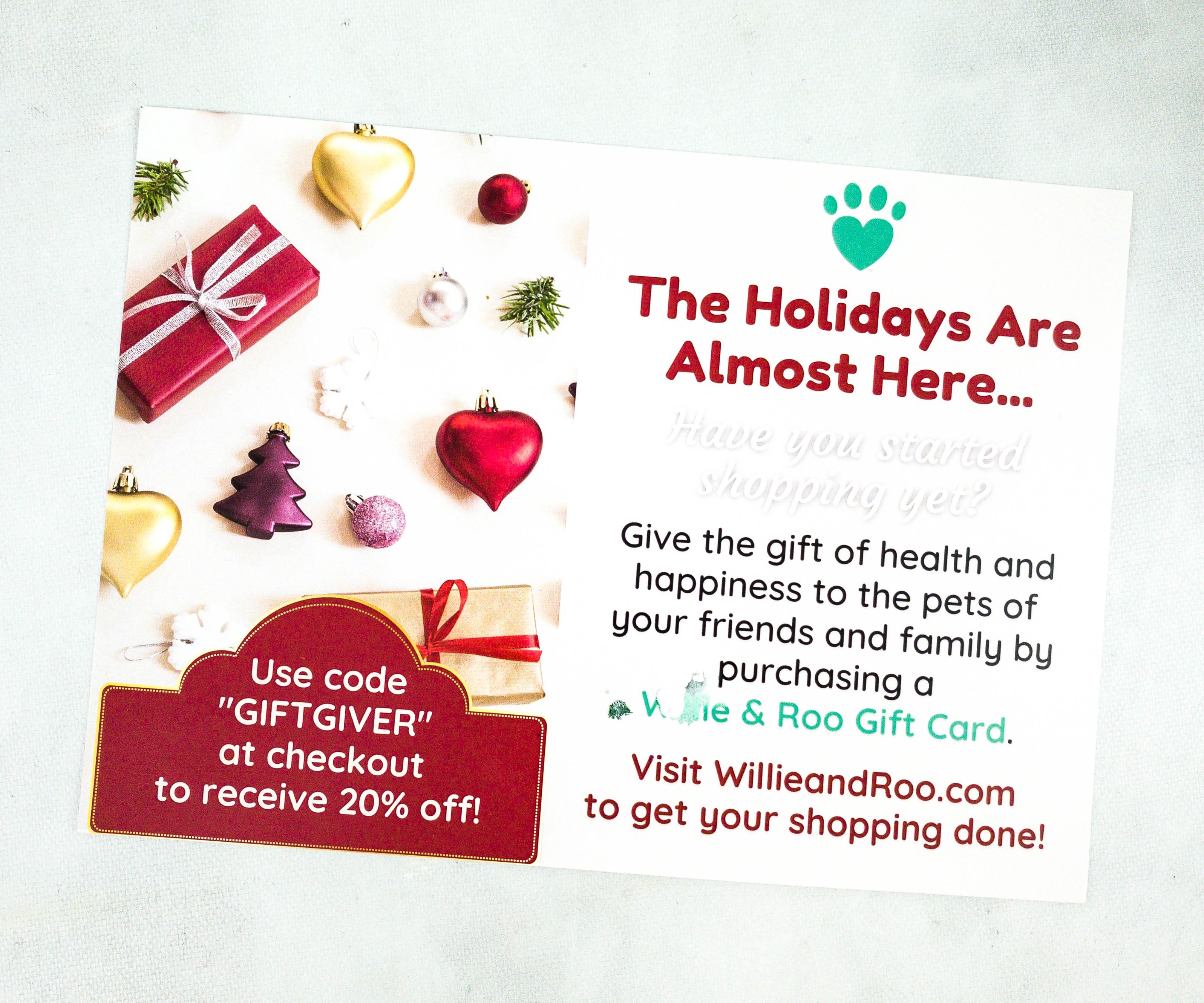 Willie & Roo November 2020 Subscription Box Review + Coupon - Hello ...