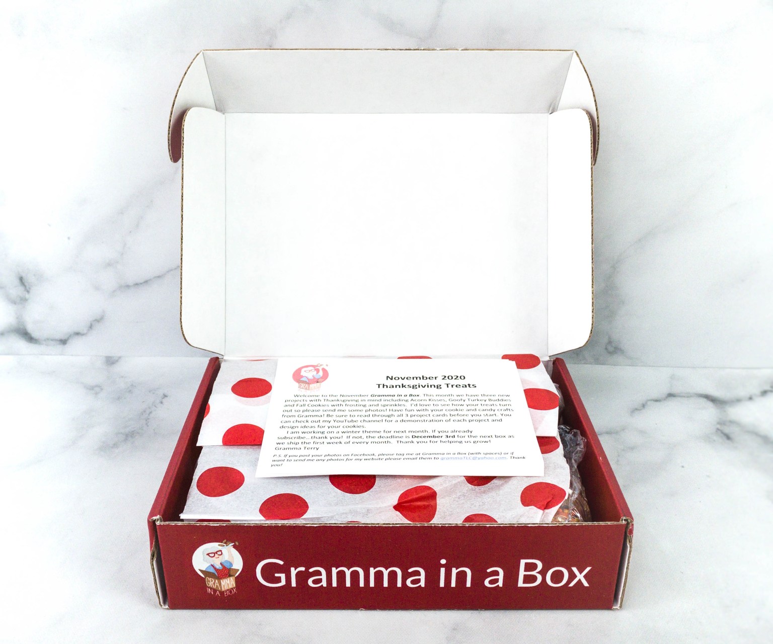 Gramma in a Box November 2020 Subscription Box Review + Coupon - Hello ...