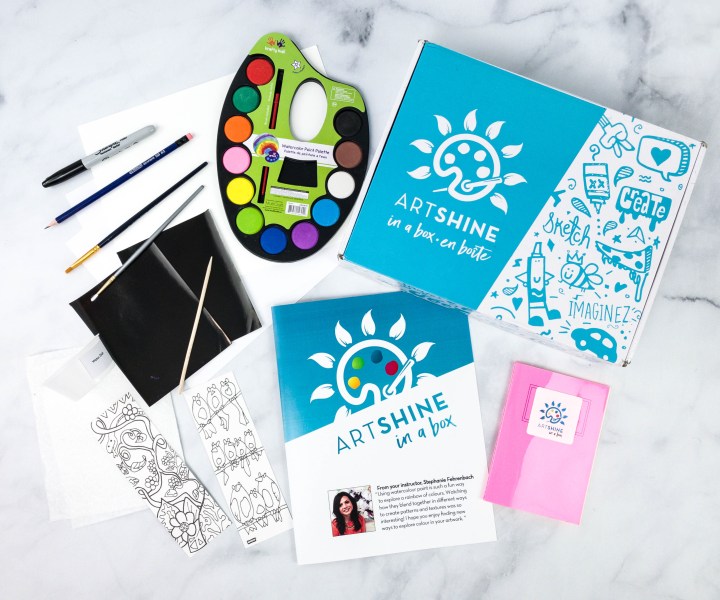 Artshine in a Box January 2021 Subscription Box Review + Coupon - Hello Subscription
