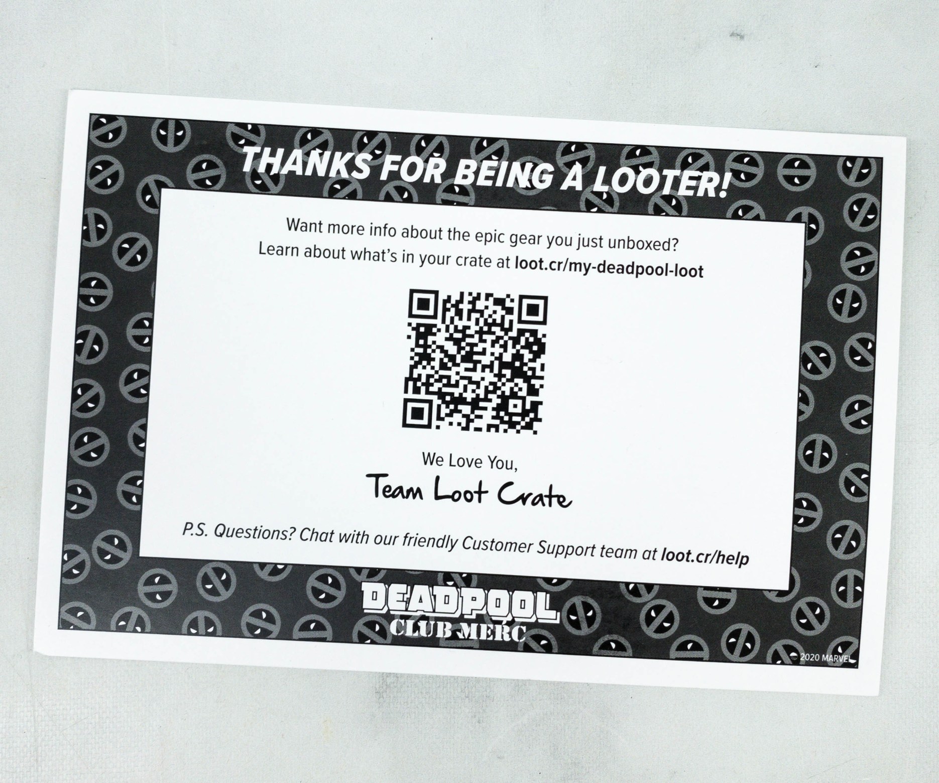 Deadpool Club Merc Review + Coupon - Winter 2020 - Hello Subscription