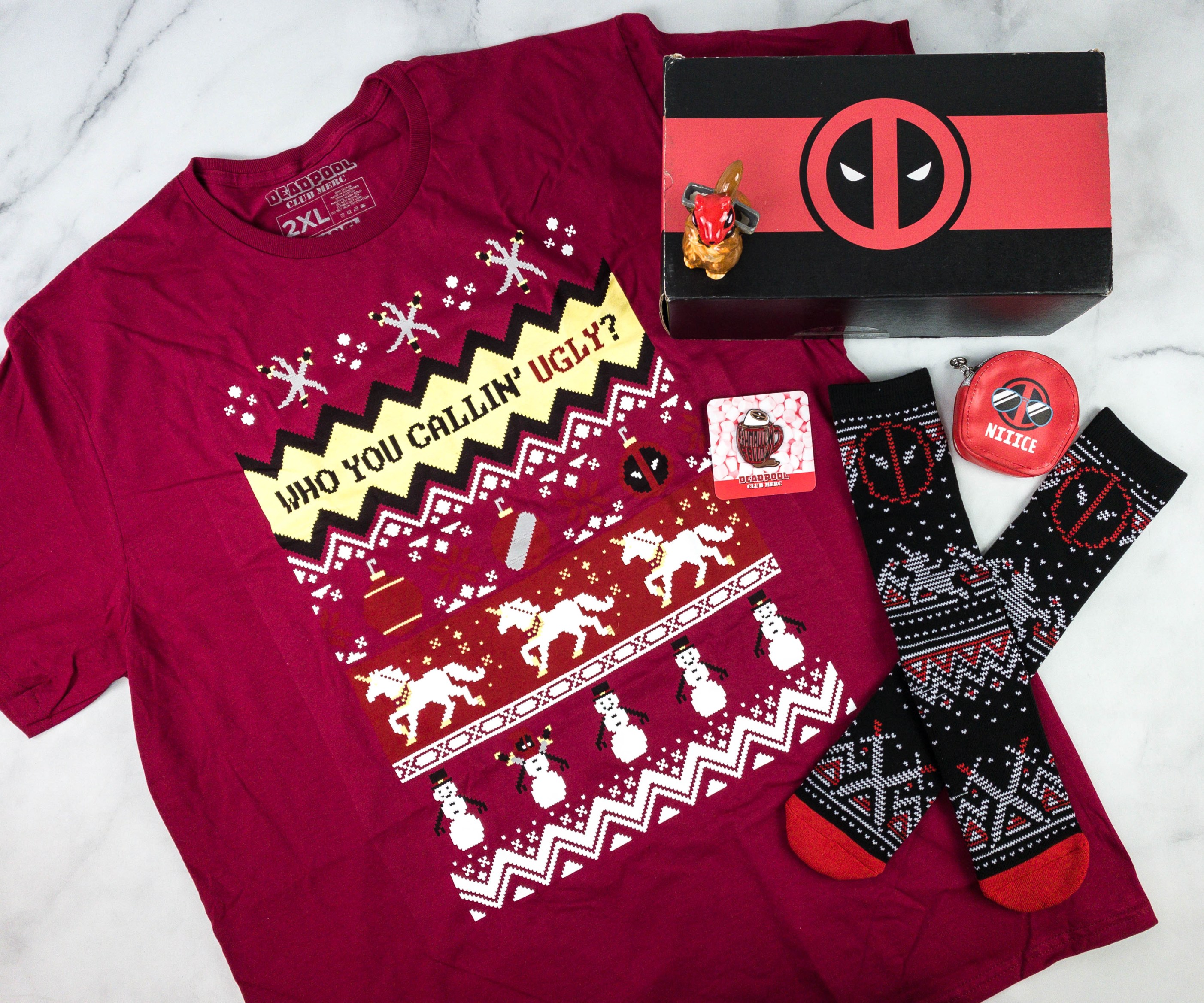 Deadpool Club Merc Review + Coupon - Winter 2020 - Hello Subscription