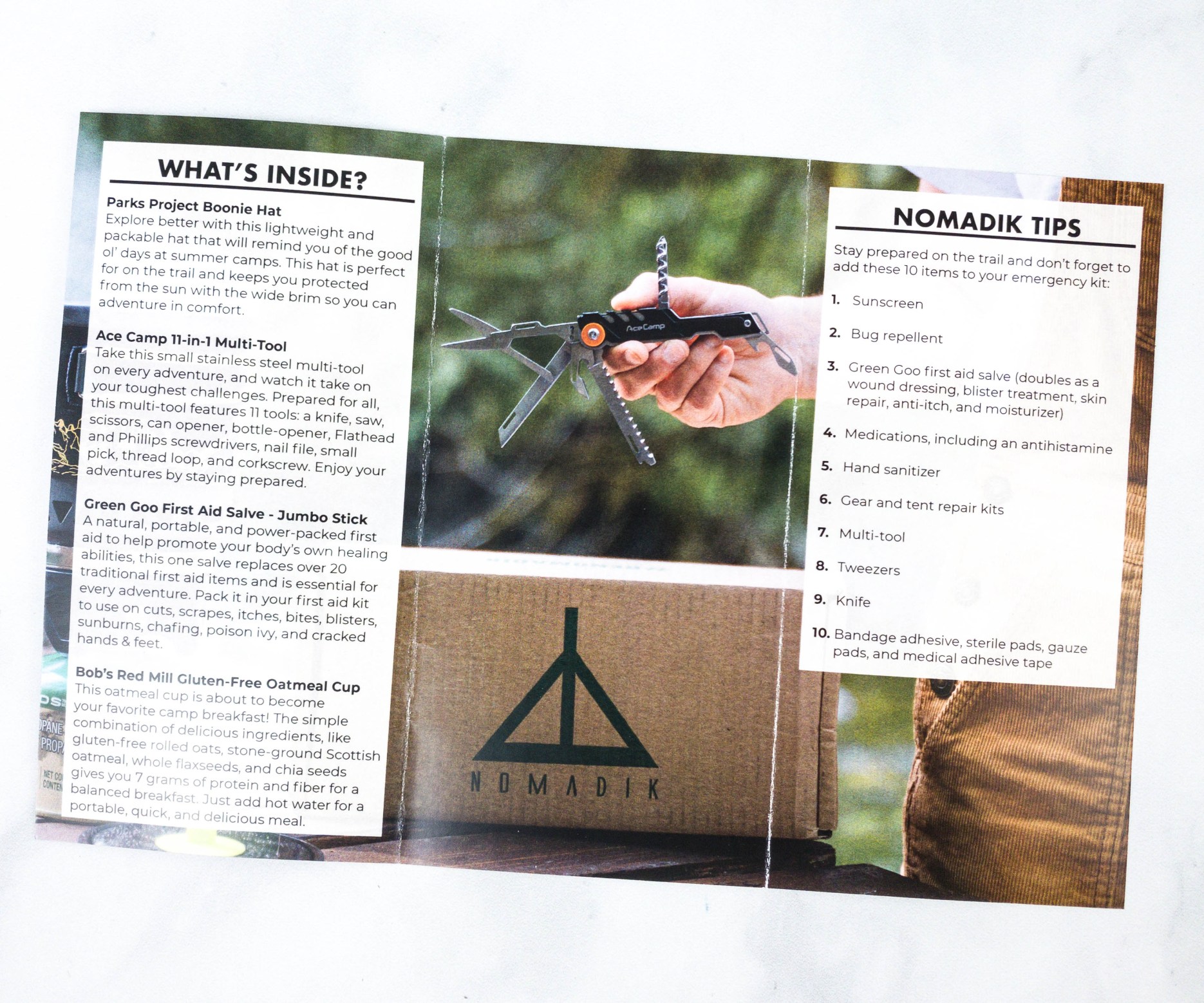 Nomadik March 2021 Subscription Box Review + Coupon - SCOUTING - Hello ...