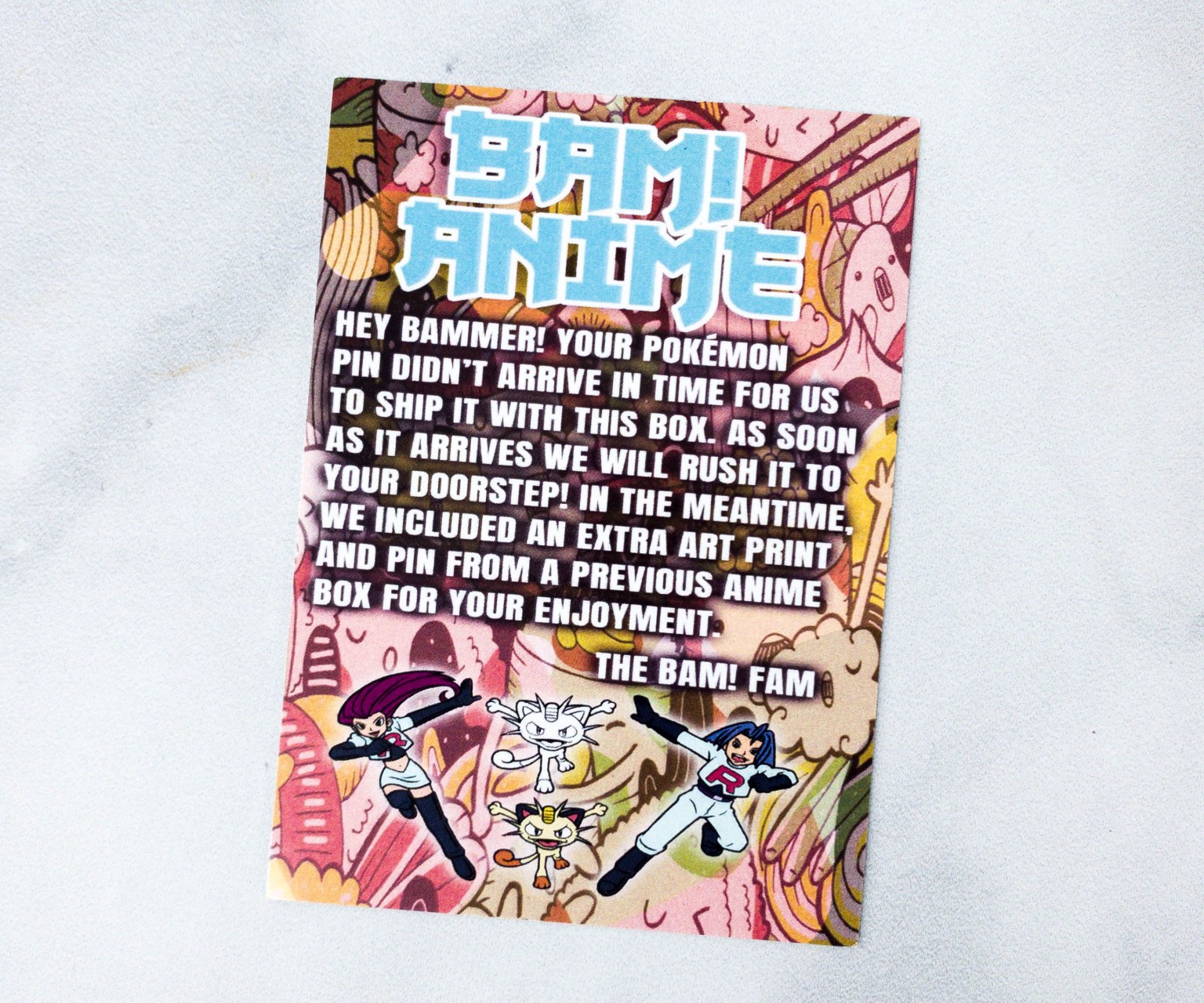 The BAM! Anime Box January 2021 Subscription Box Review - Hello ...