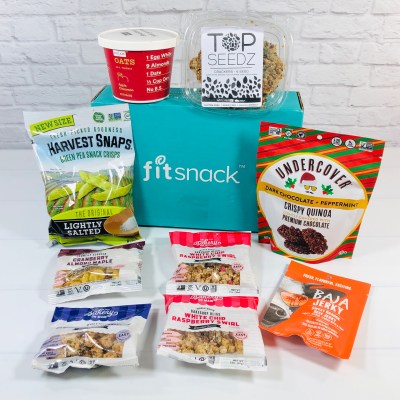 FitSnack April 2020 Subscription Box Review - hello subscription