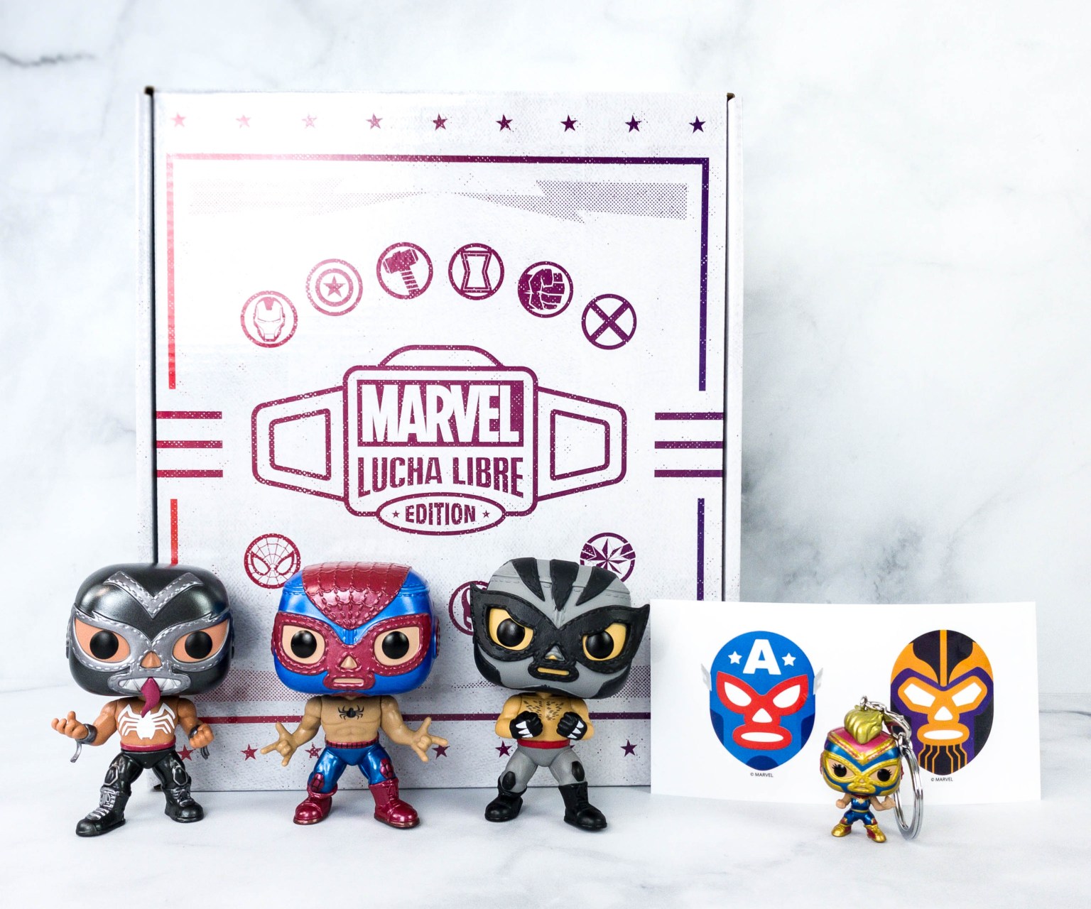 Marvel Collector Corps Review - MARVEL LUCHA LIBRE EDITION! - January ...