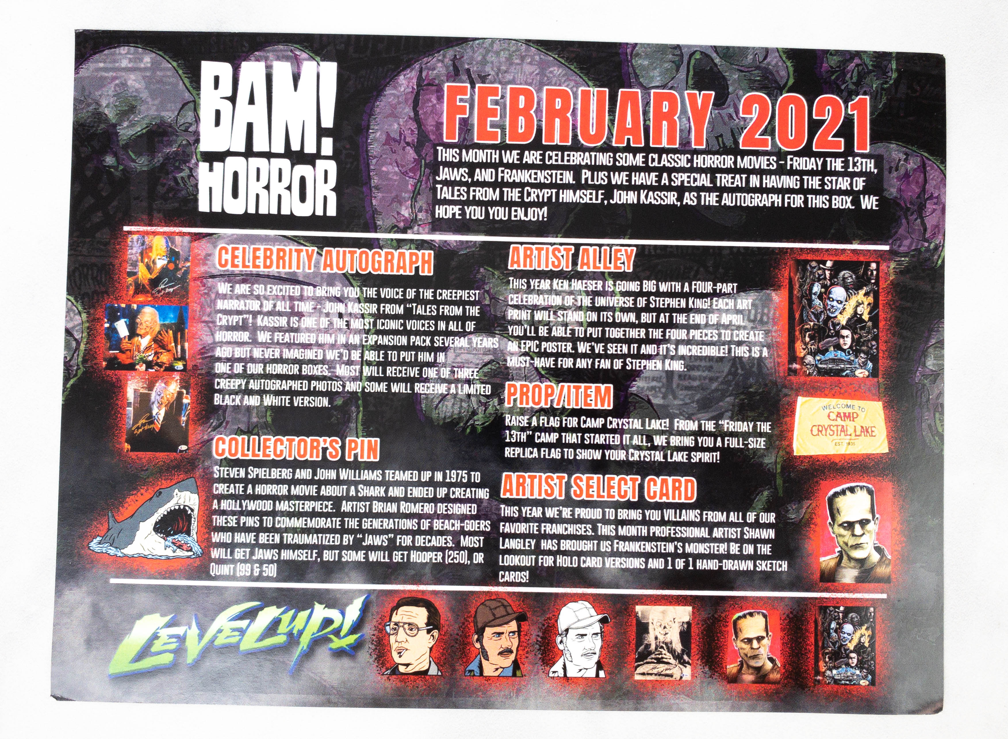 The BAM! Horror Box February 2021 Subscription Box Review - Hello ...