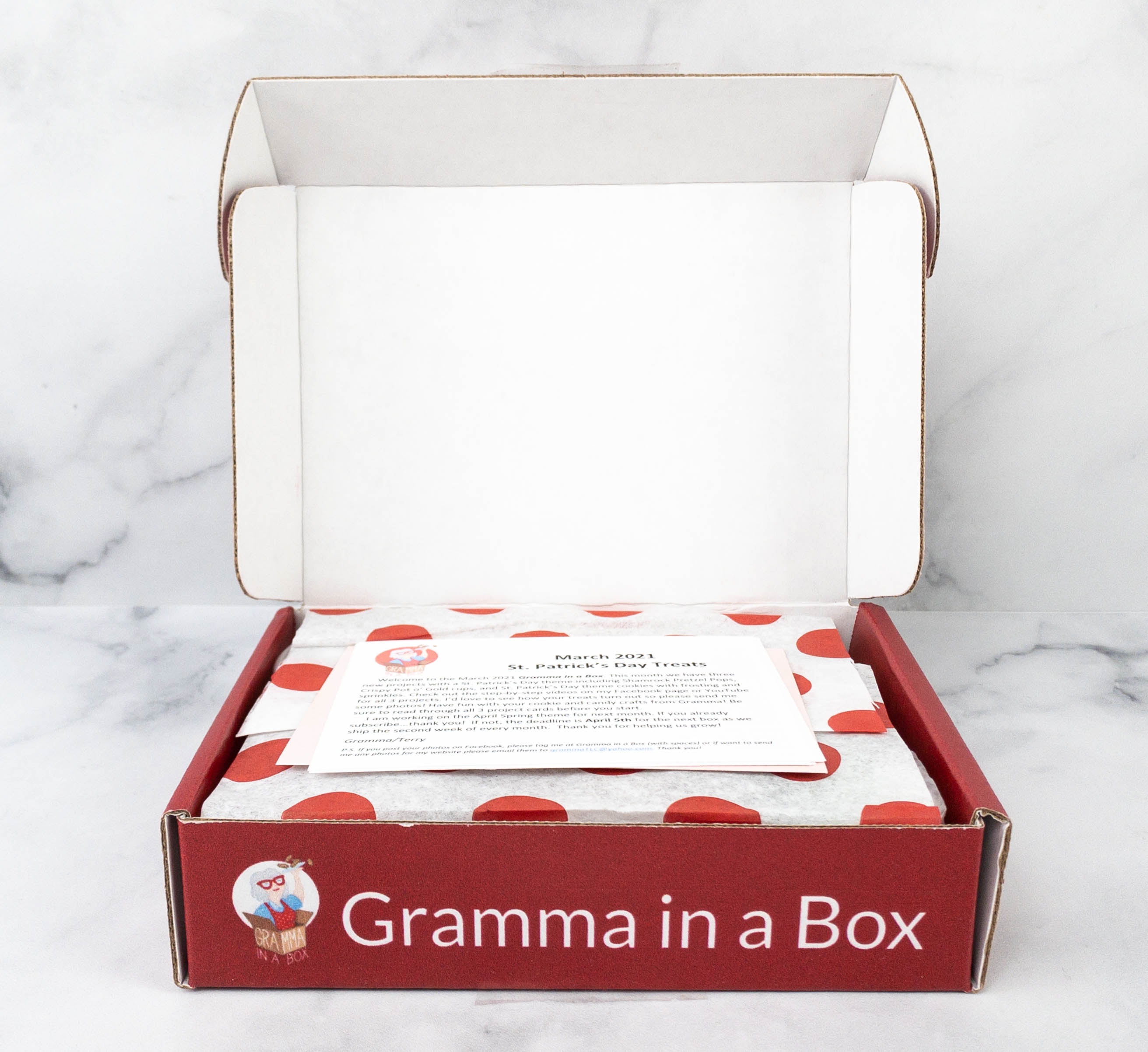 Gramma in a Box March 2021 Subscription Box Review - Hello Subscription