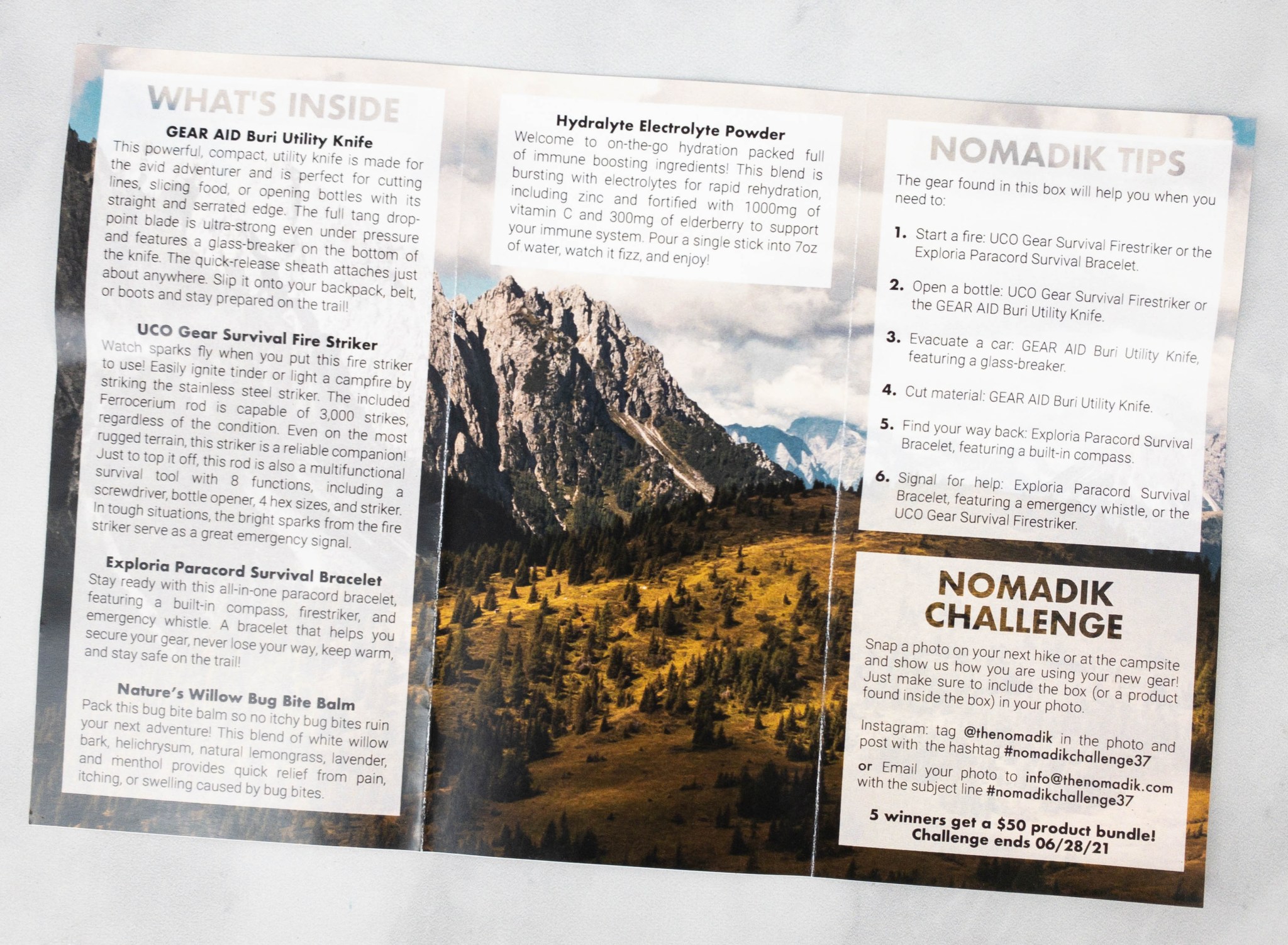 Nomadik May 2021 Subscription Box Review + Coupon - Rugged Terrain ...