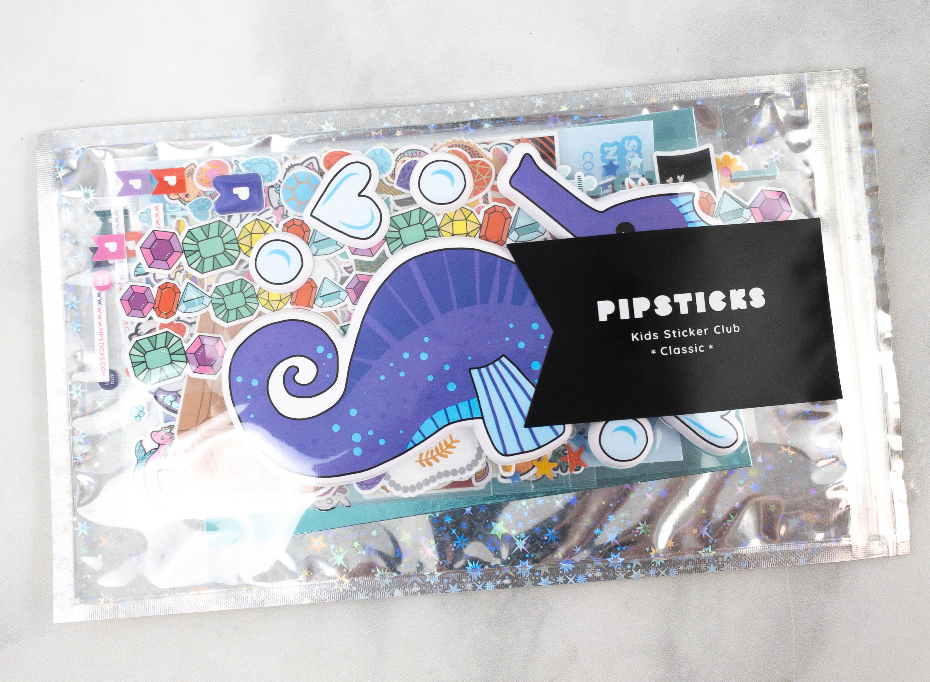 Pipsticks Kids Club Classic April 2021 Sticker Subscription Review ...