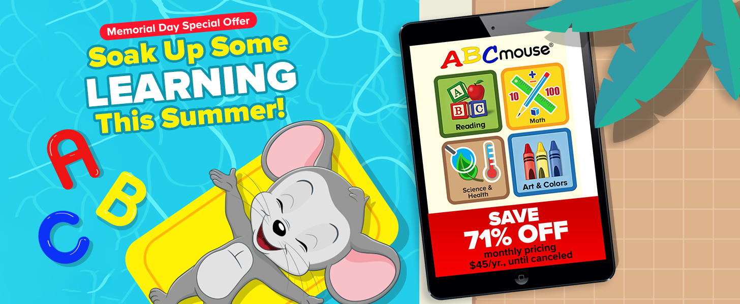 ABCmouse Memorial Day Sale: Get 1 Year of ABCmouse for $45 – Over 70% ...