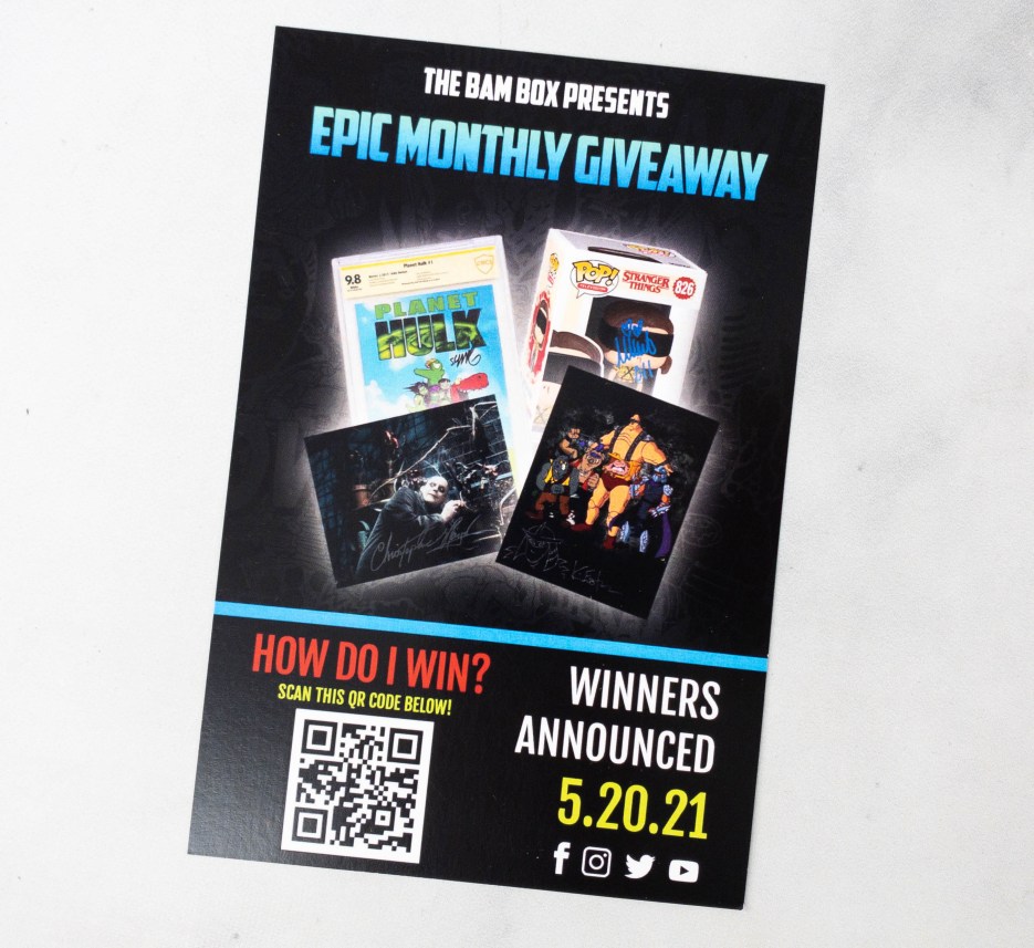 The Bam! Gamer Box April 2021 Subscription Box Review - Hello Subscription