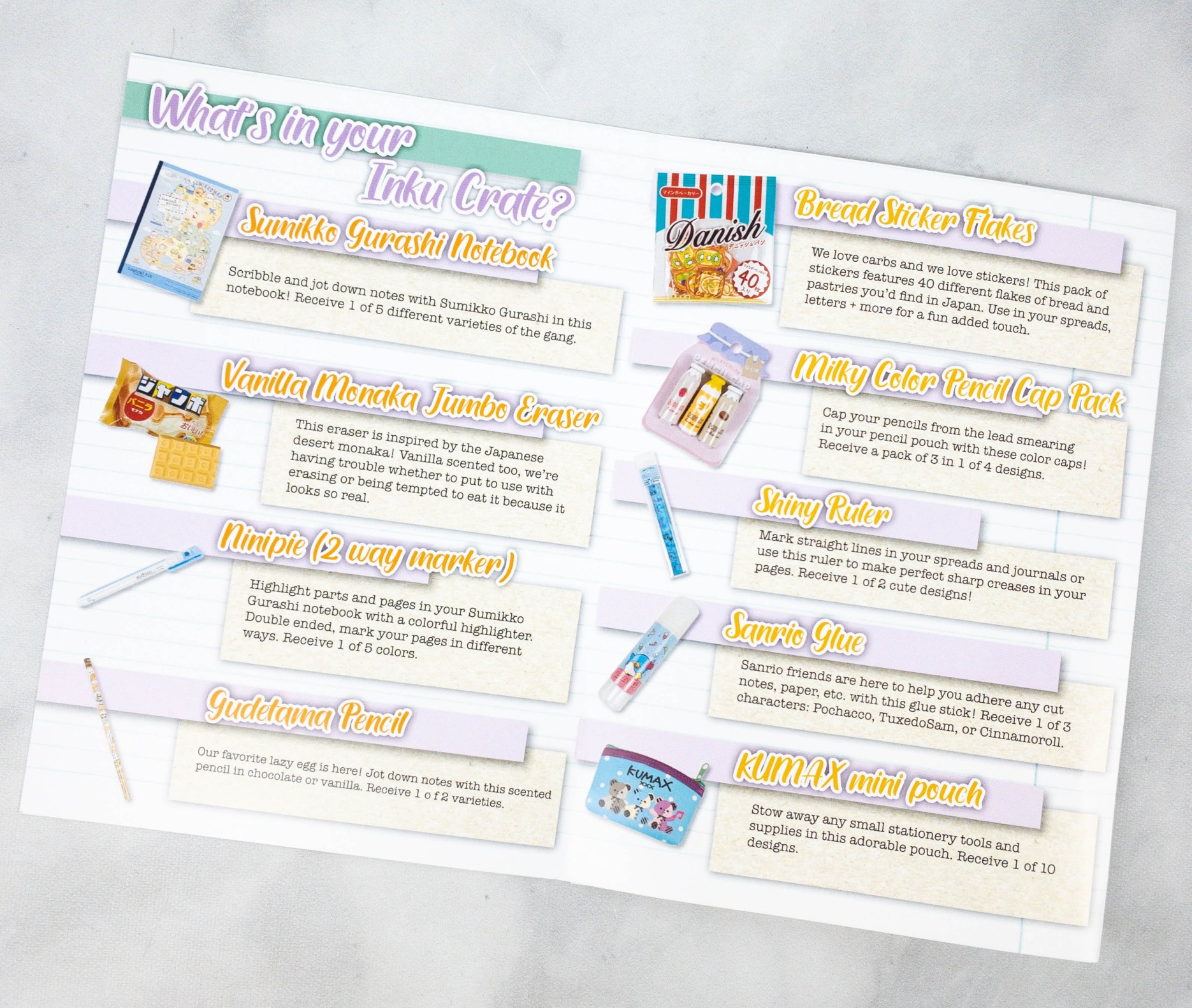 Inku Crate Review + Coupon - May 2021 - Hello Subscription