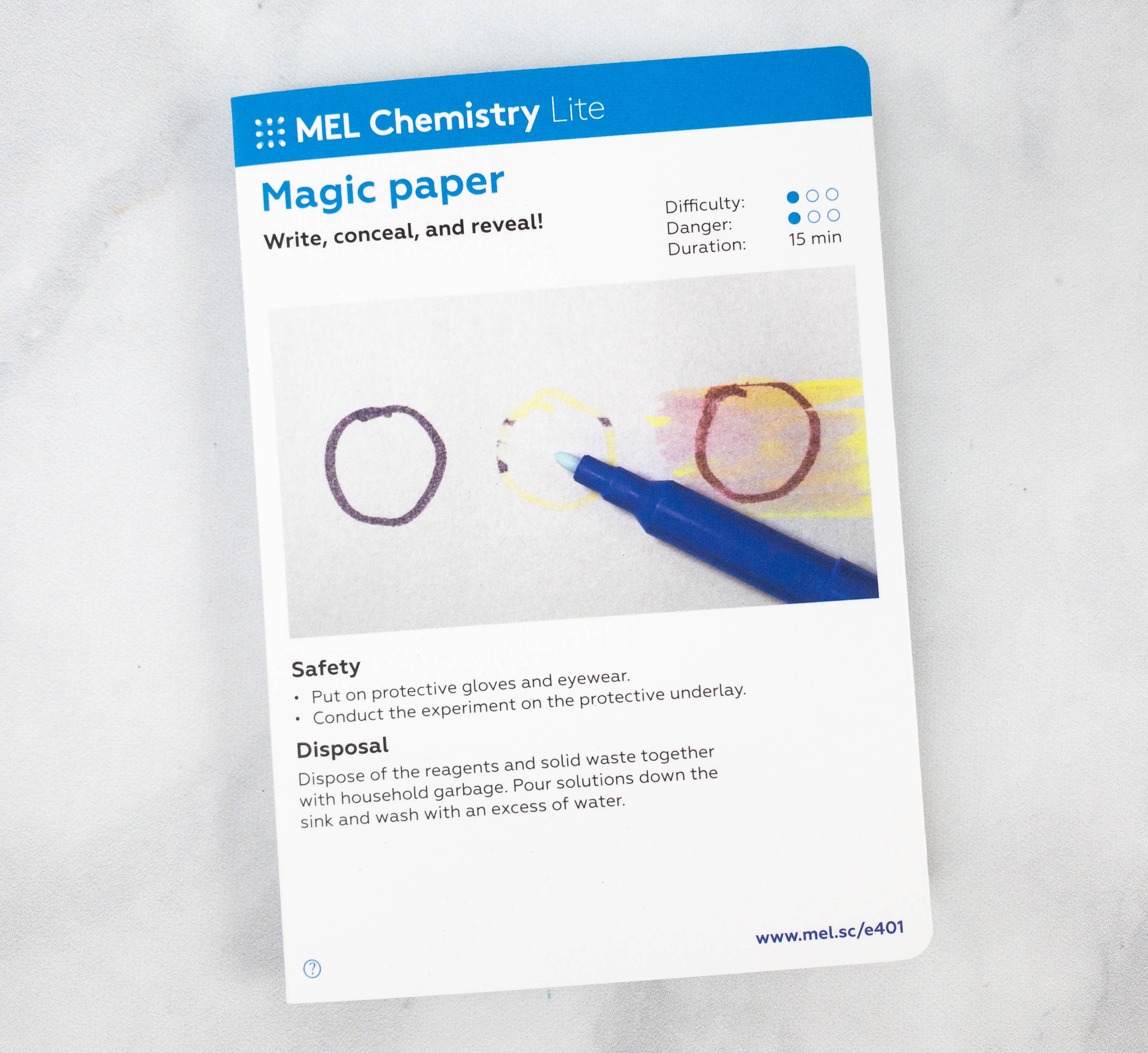 MEL Lite by MEL Science Subscription Box Review - MAGIC PAPER - Hello ...