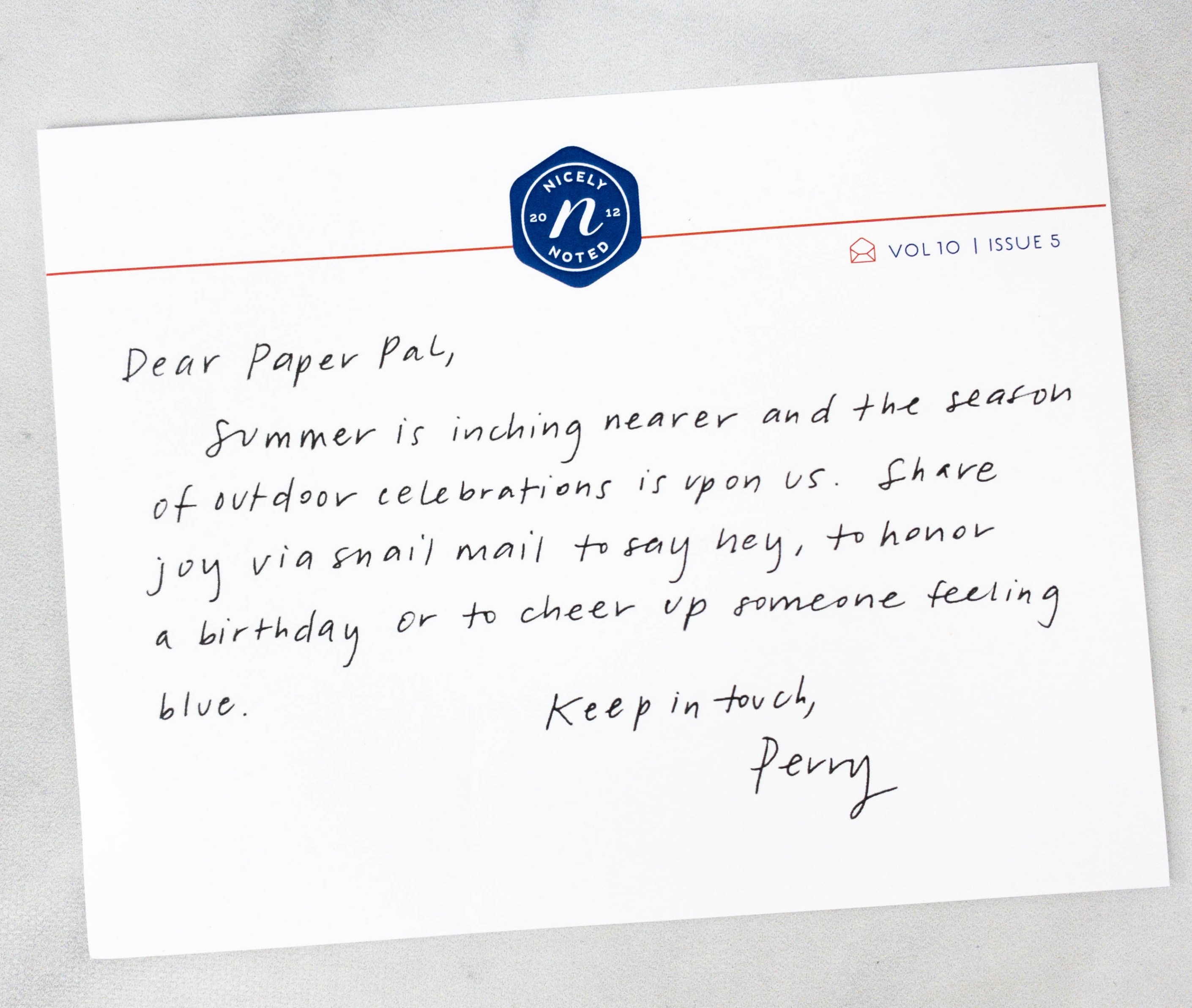 Nicely Noted May 2021 Review + Coupon - Hello Subscription