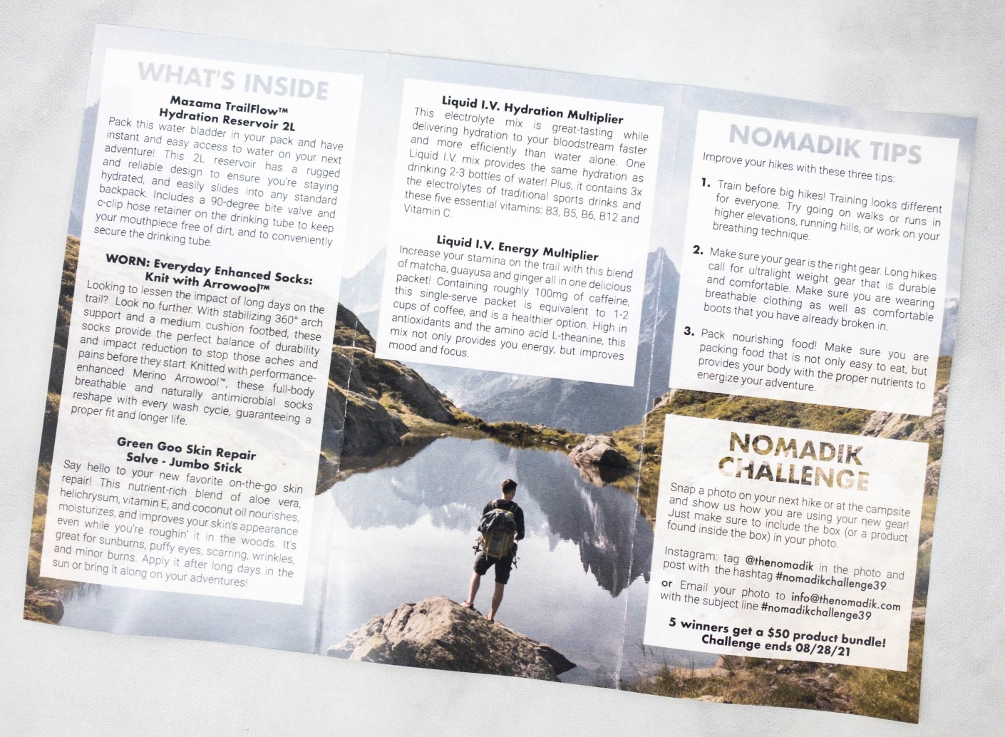 Nomadik July 2021 Subscription Box Review + Coupon - Hike Harder ...