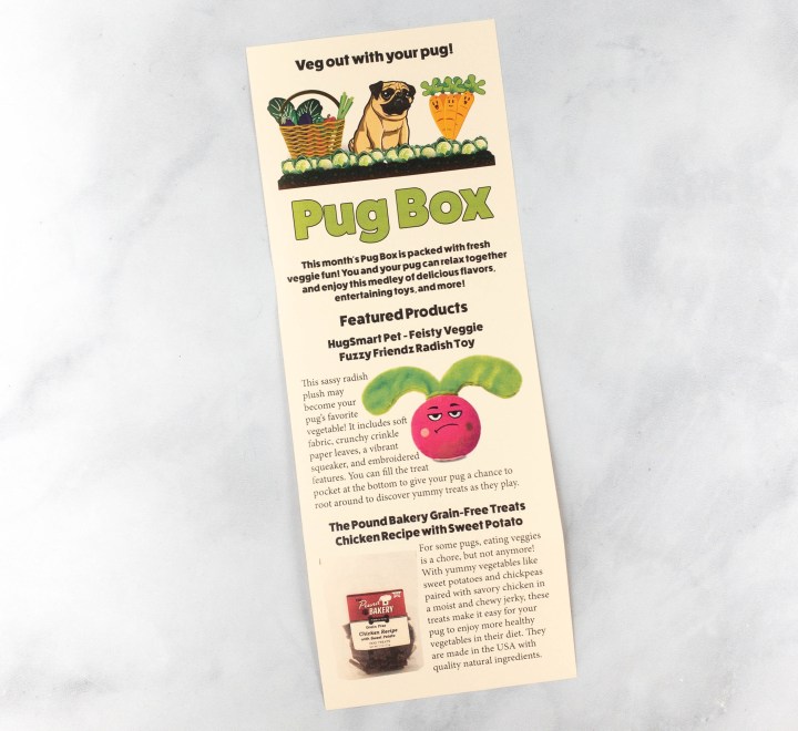 Pug Box Review + Coupon - April 2021 - Hello Subscription