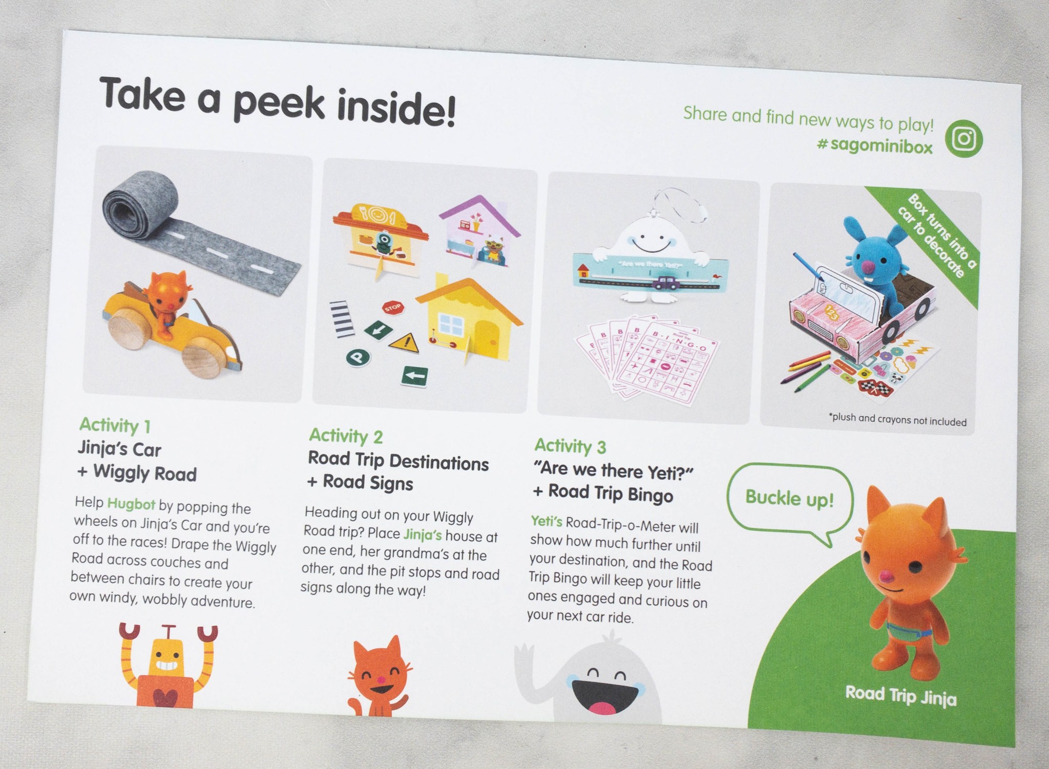 Sago Mini Box Review + Coupon - ROAD TRIP - Hello Subscription