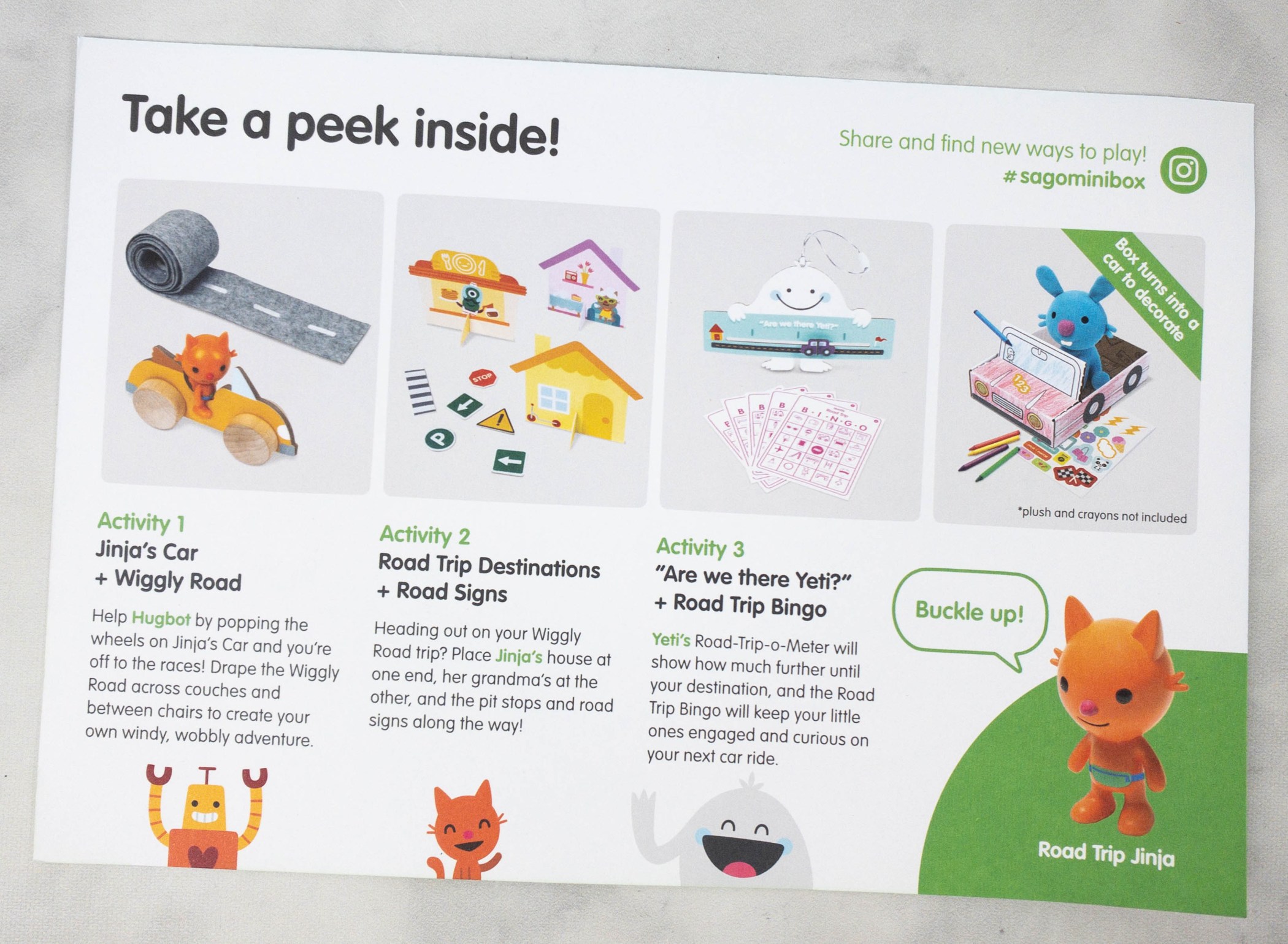 Sago Mini Box Review + Coupon - ROAD TRIP - Hello Subscription