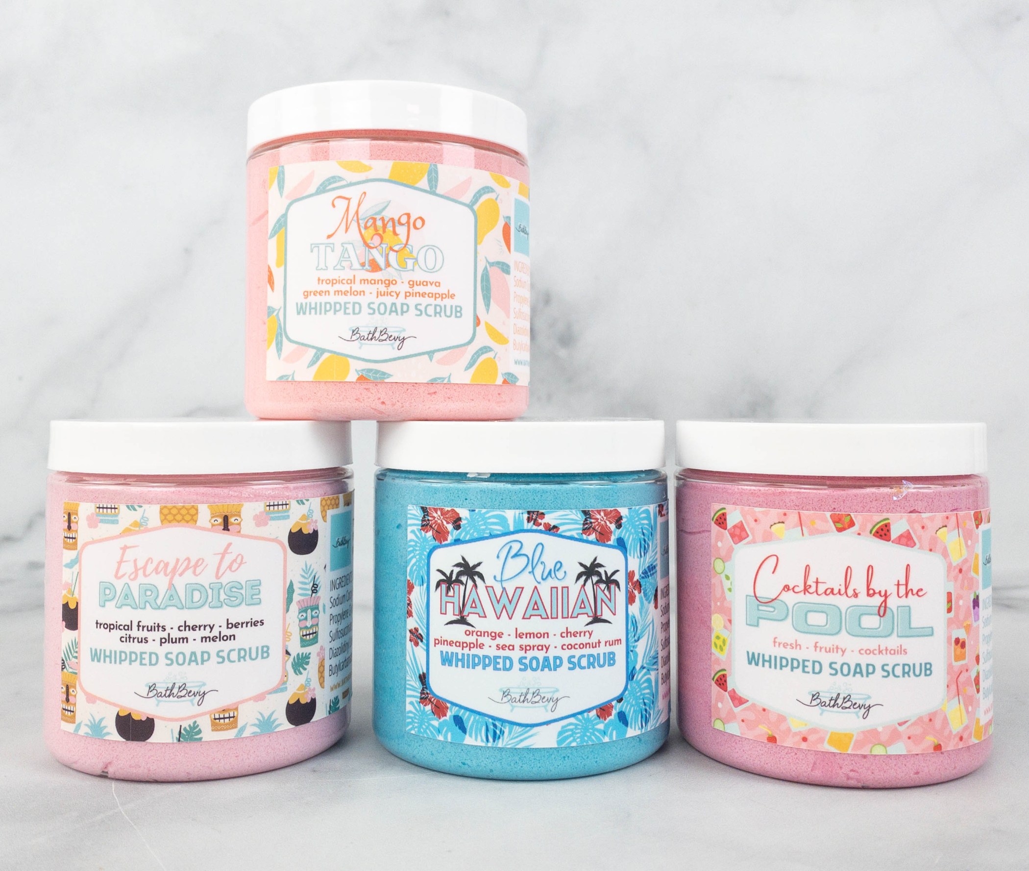 Bath Bevy Limited Edition Summer Scrubbin' Whipped Soap Scrubs Set Review + Coupon - Hello ...