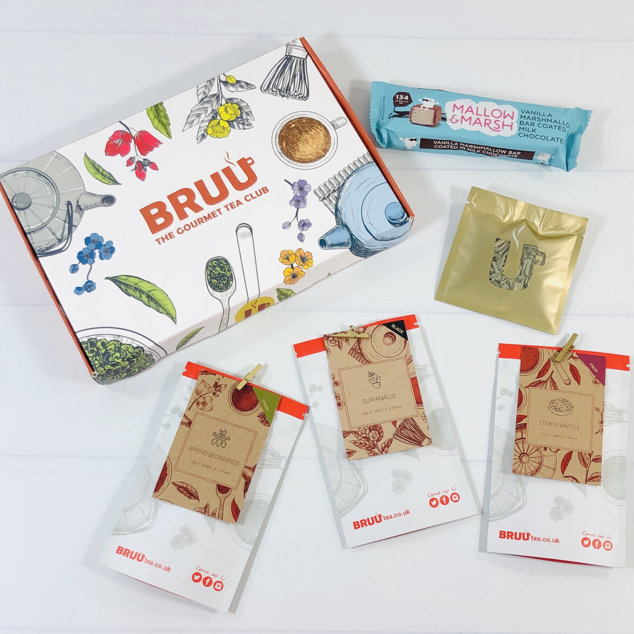 BRUU The Gourmet Tea Club June 2021 Subscription Box Review - Hello ...