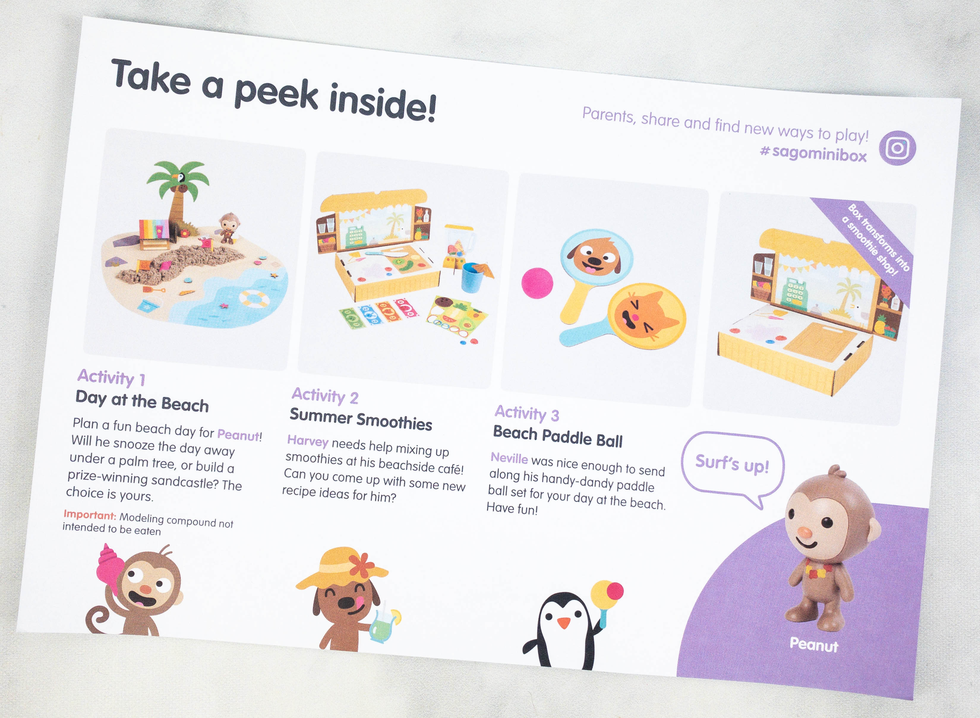 Sago Mini Box Review + Coupon - VACATION - Hello Subscription