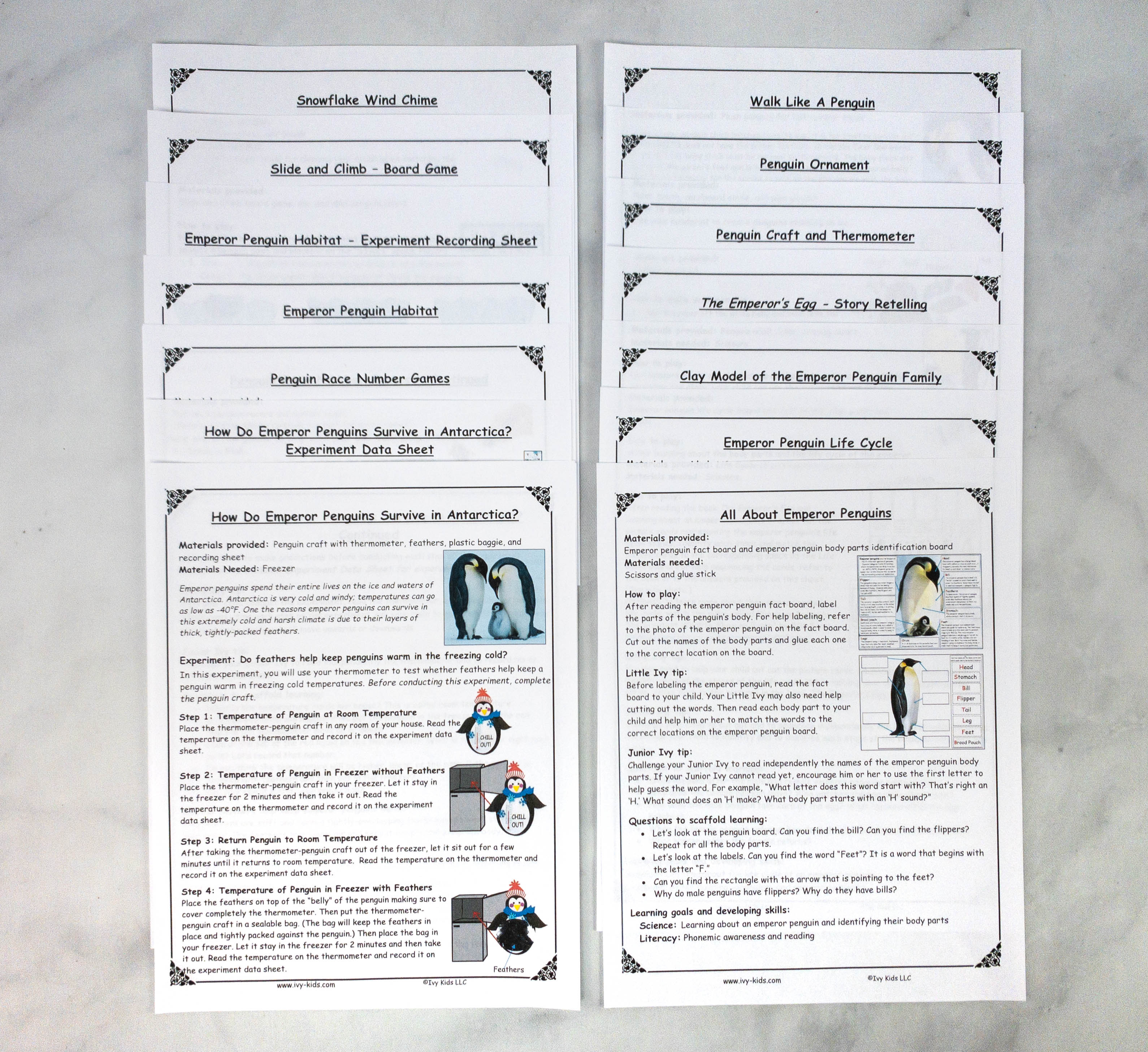 Ivy Kids Box Review + Coupon - The Emperor's Egg - Hello Subscription