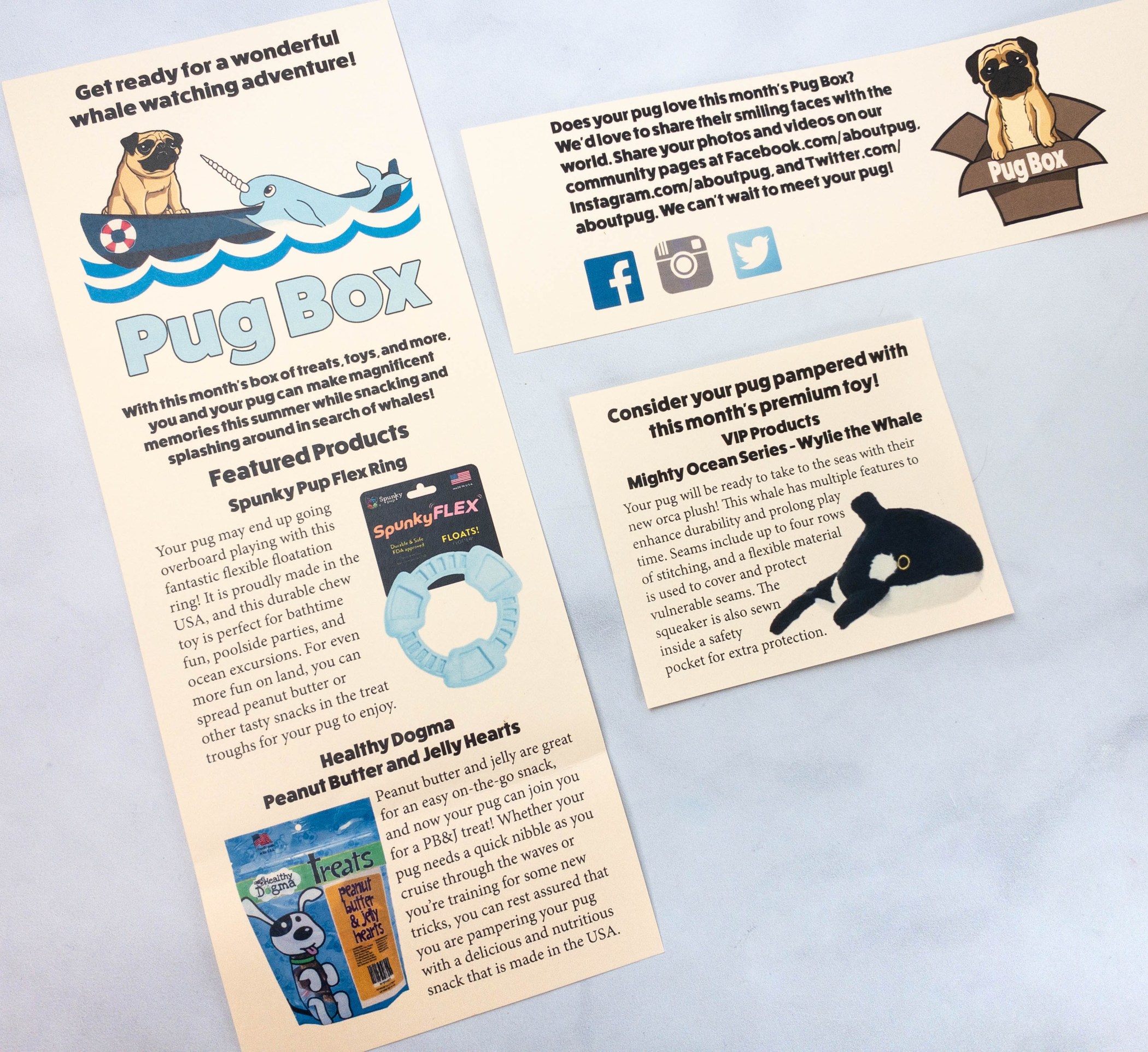 Pug Box Review + Coupon - July 2021 - Hello Subscription