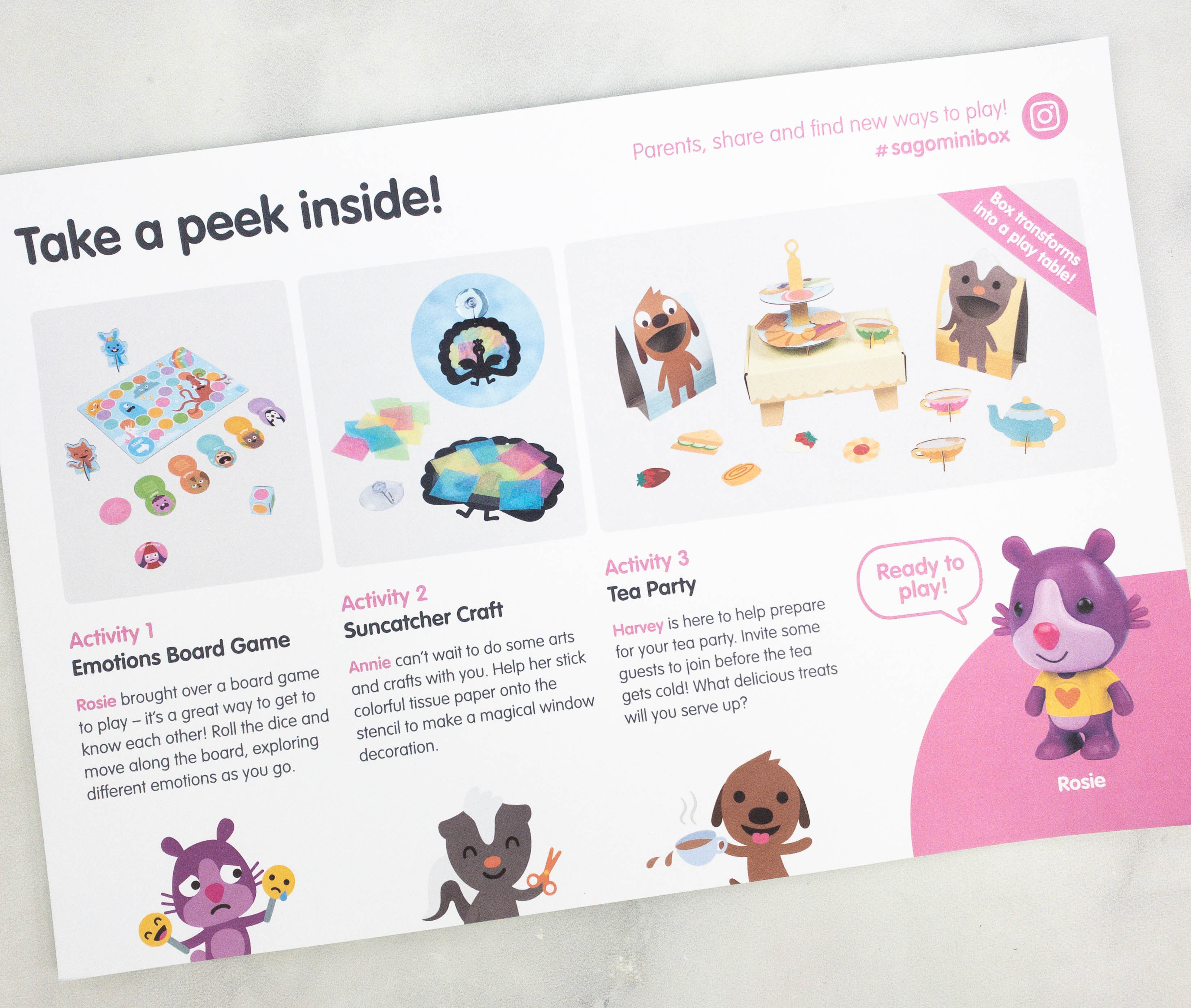 Sago Mini Box Review + Coupon - FRIENDS - Hello Subscription