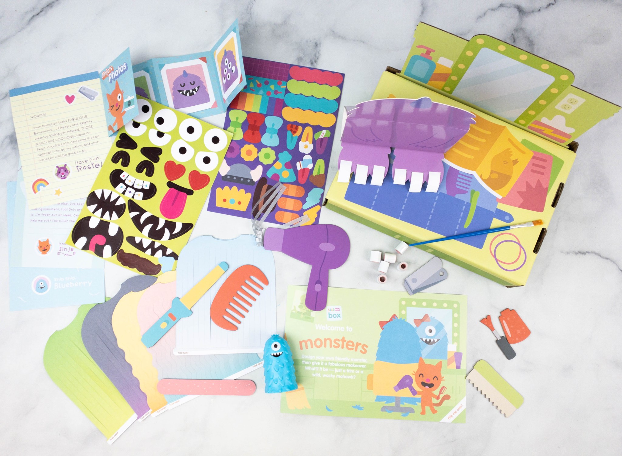 Sago Mini Box Review + Coupon - MONSTERS - Hello Subscription