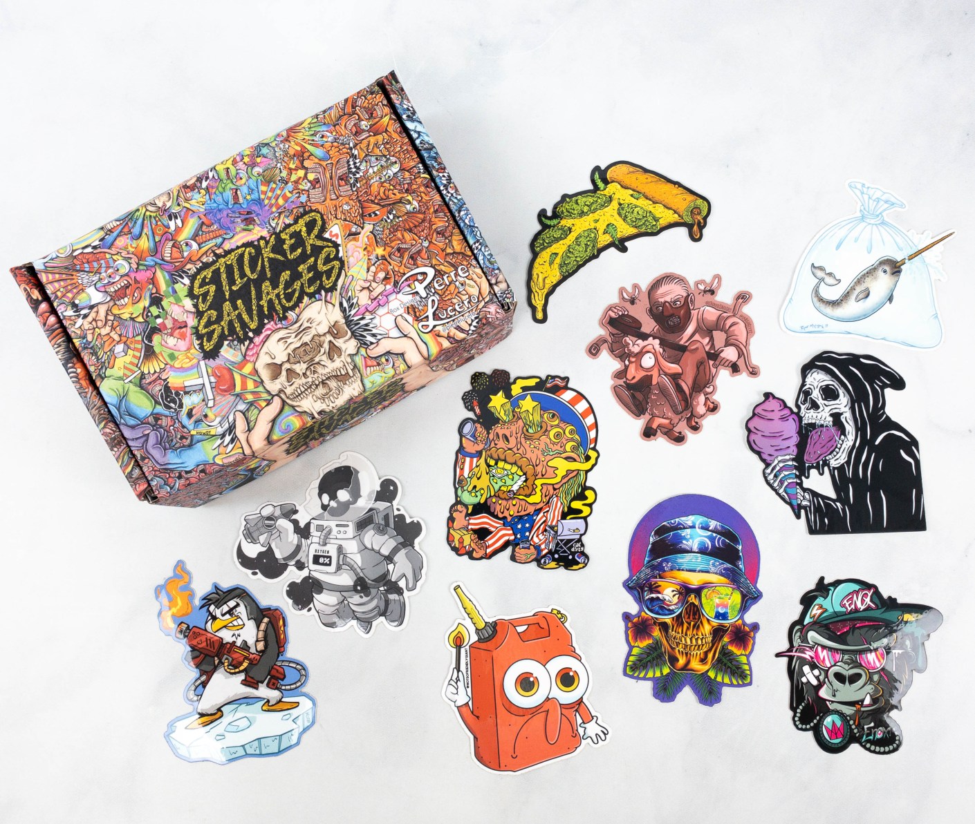 Sticker Savages July 2021 Subscription Box Review + Coupon - Hello ...