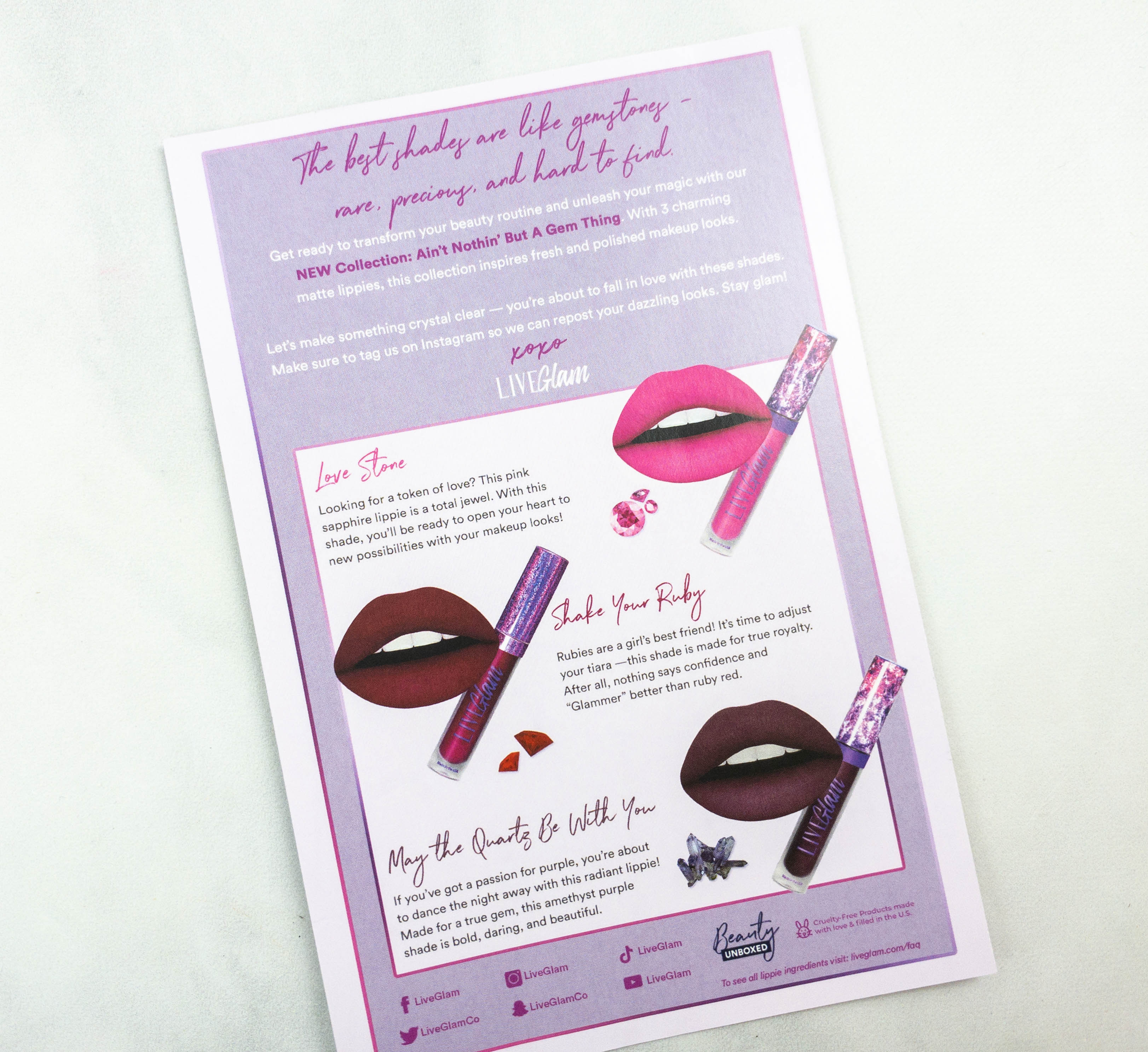 LiveGlam Lippie Club September 2021 Unboxing + FREE Lipstick Coupon ...