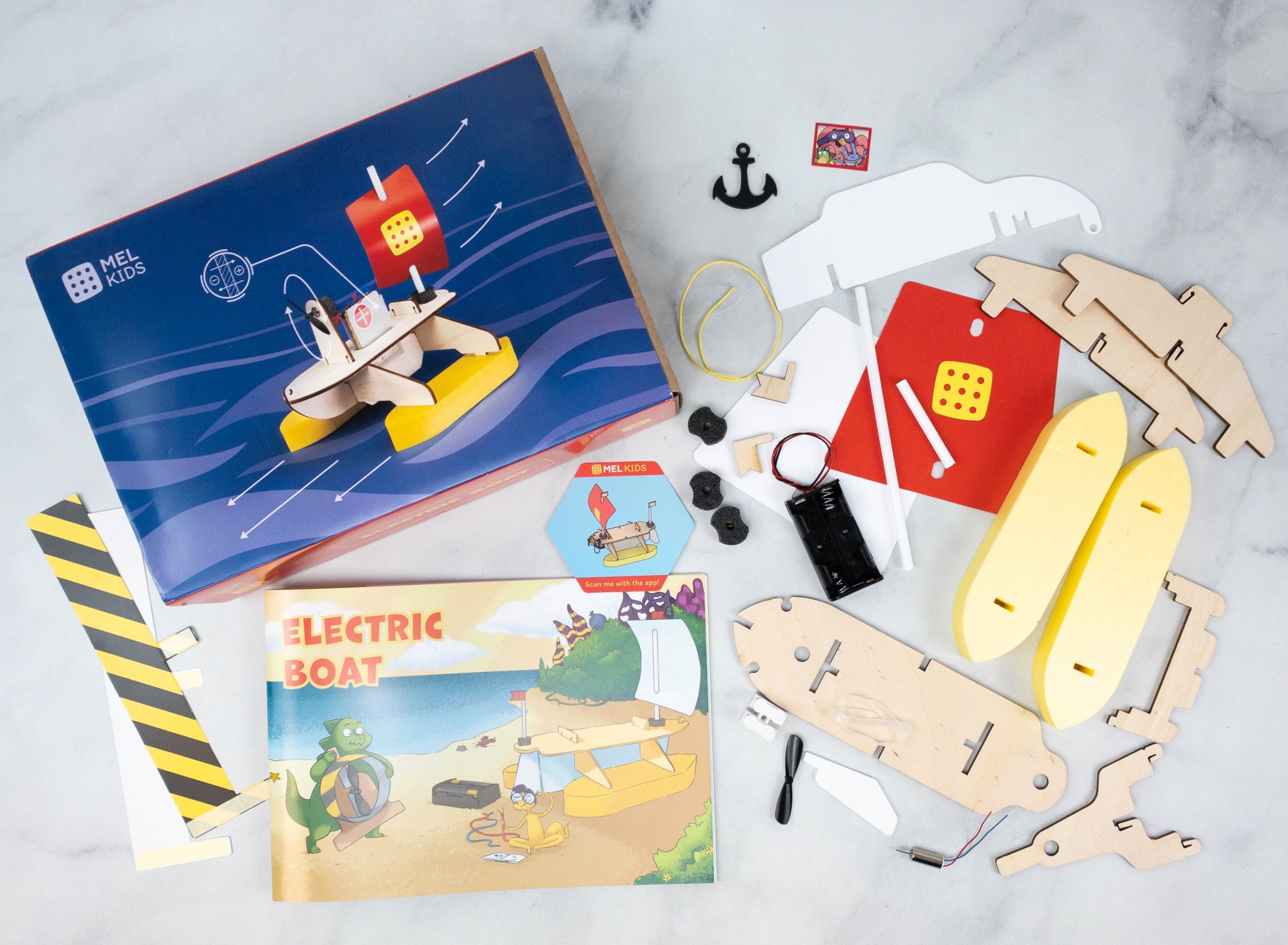 MEL Kids Review + Coupon - ELECTRIC BOAT - Hello Subscription