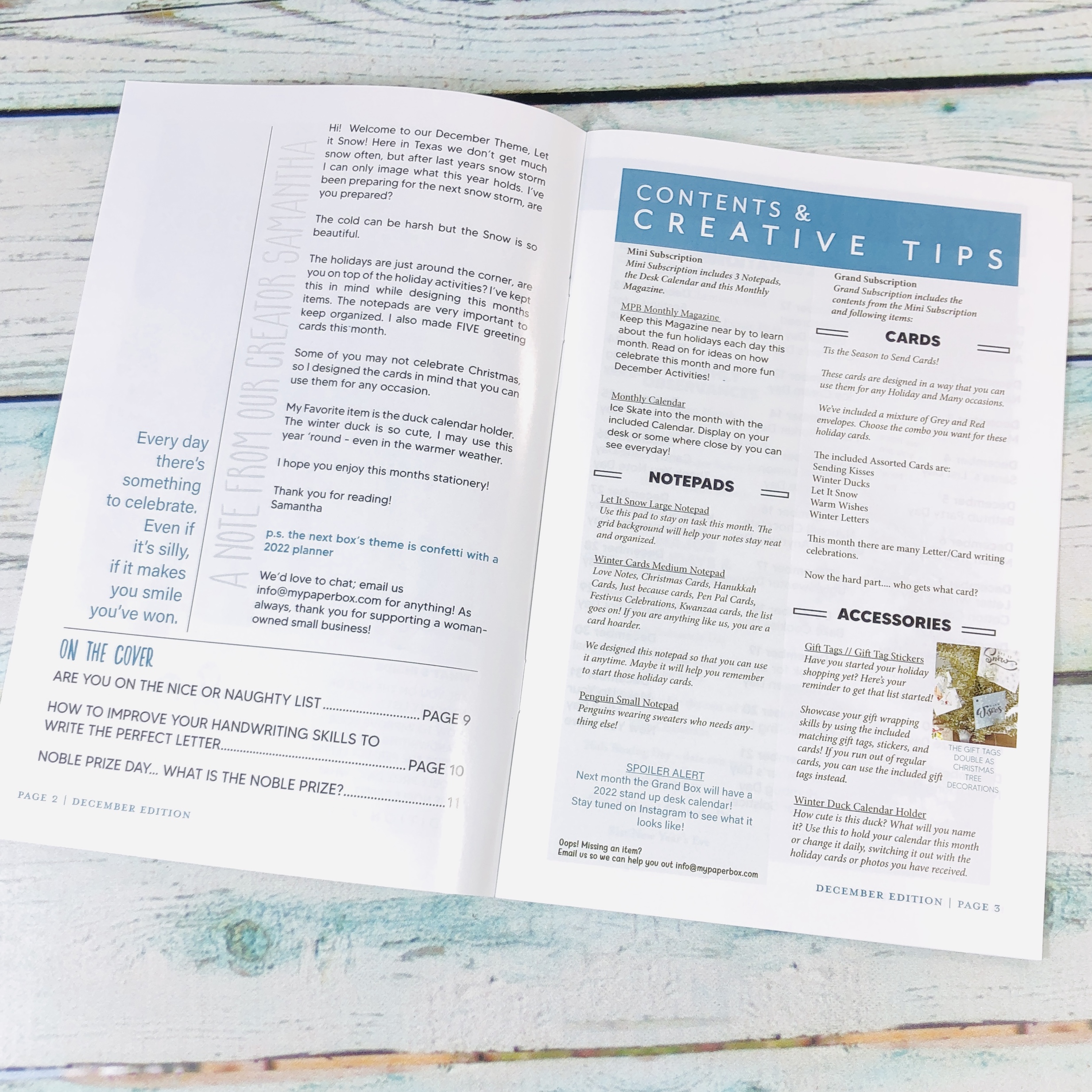 My Paper Box December 2021 Subscription Box Review + Coupon - Hello ...