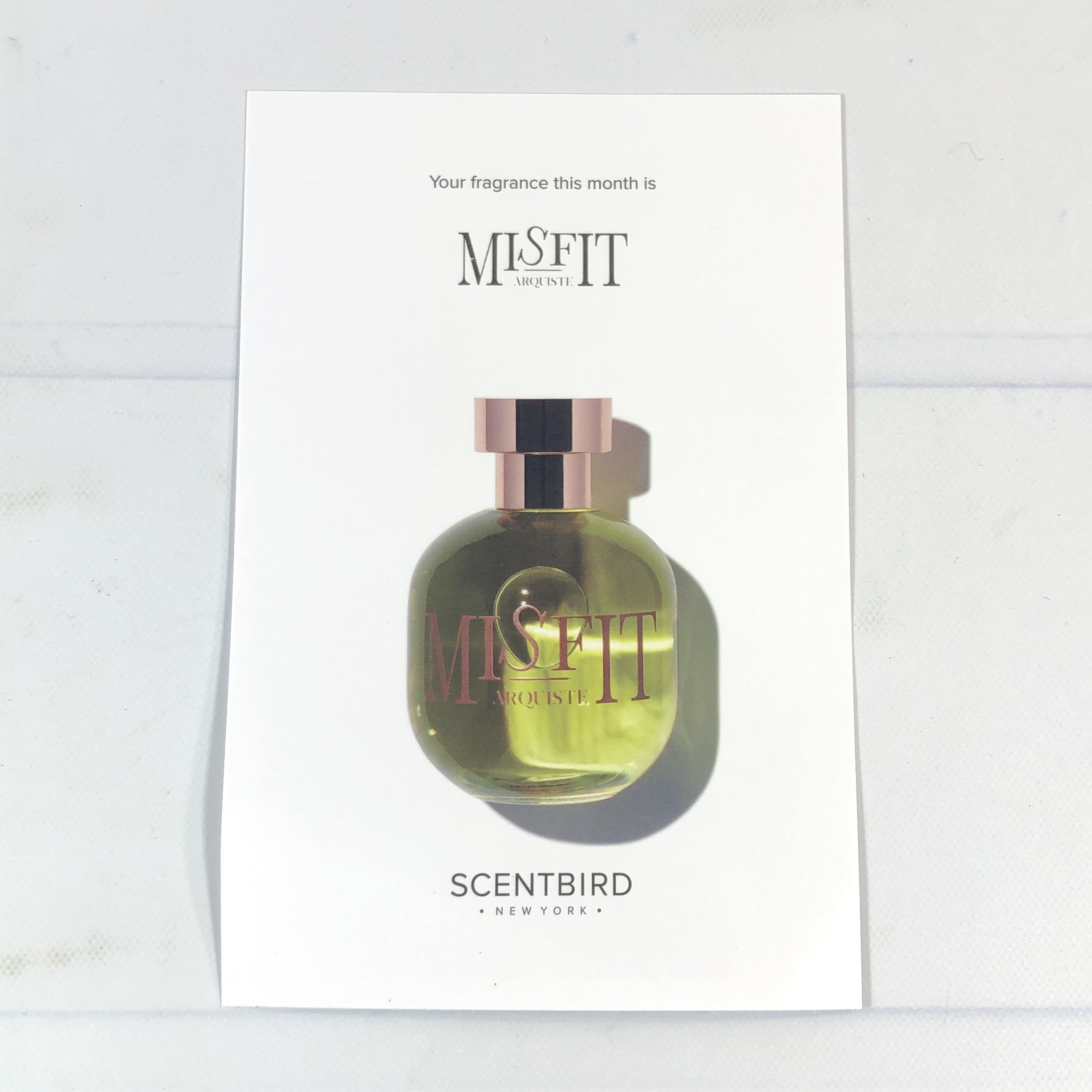 Scentbird Perfume Subscription Review & Coupon - MISFIT by Arquiste ...