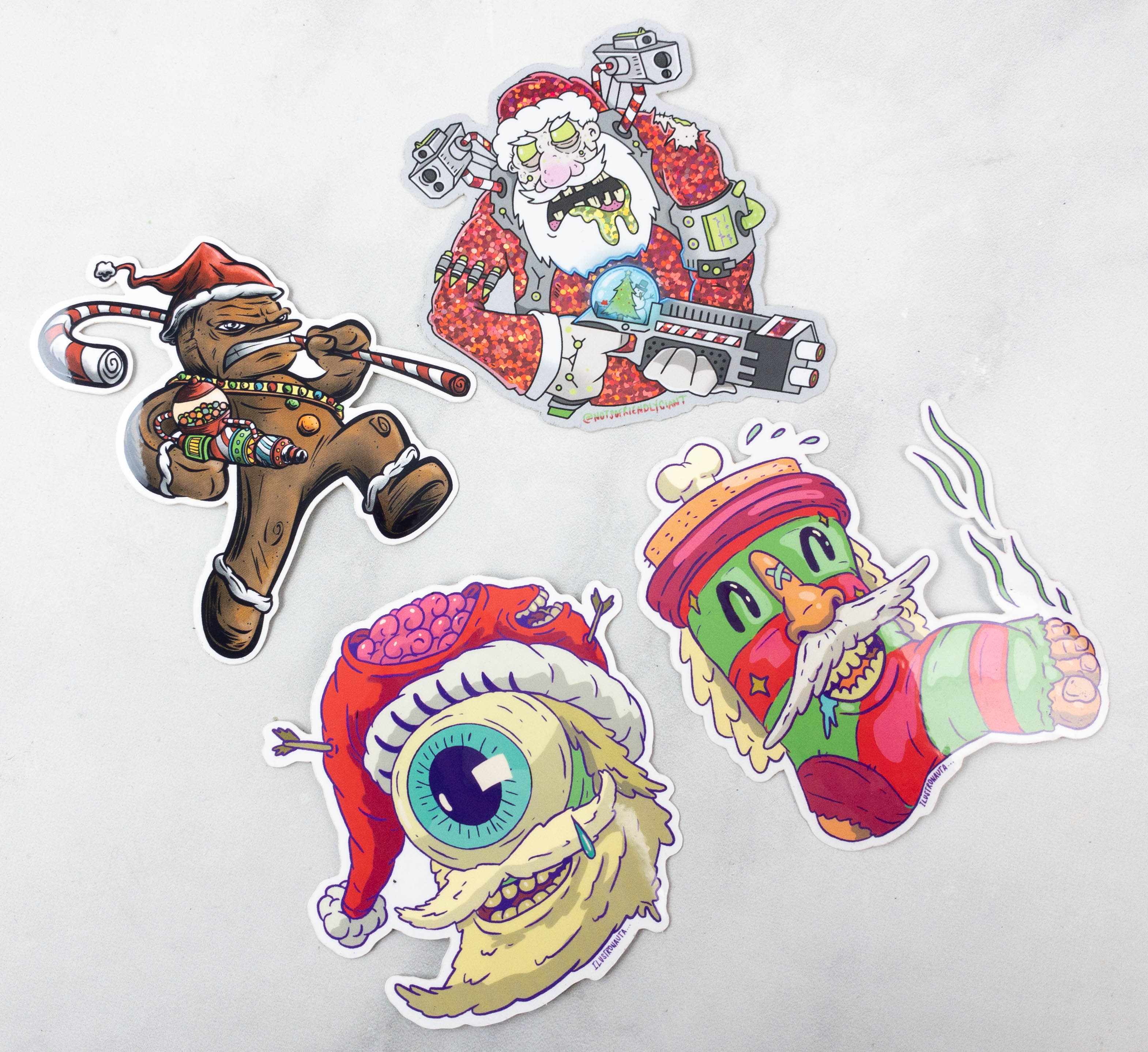 Sticker Savages December 2021: A Very Savage Christmas - Hello Subscription