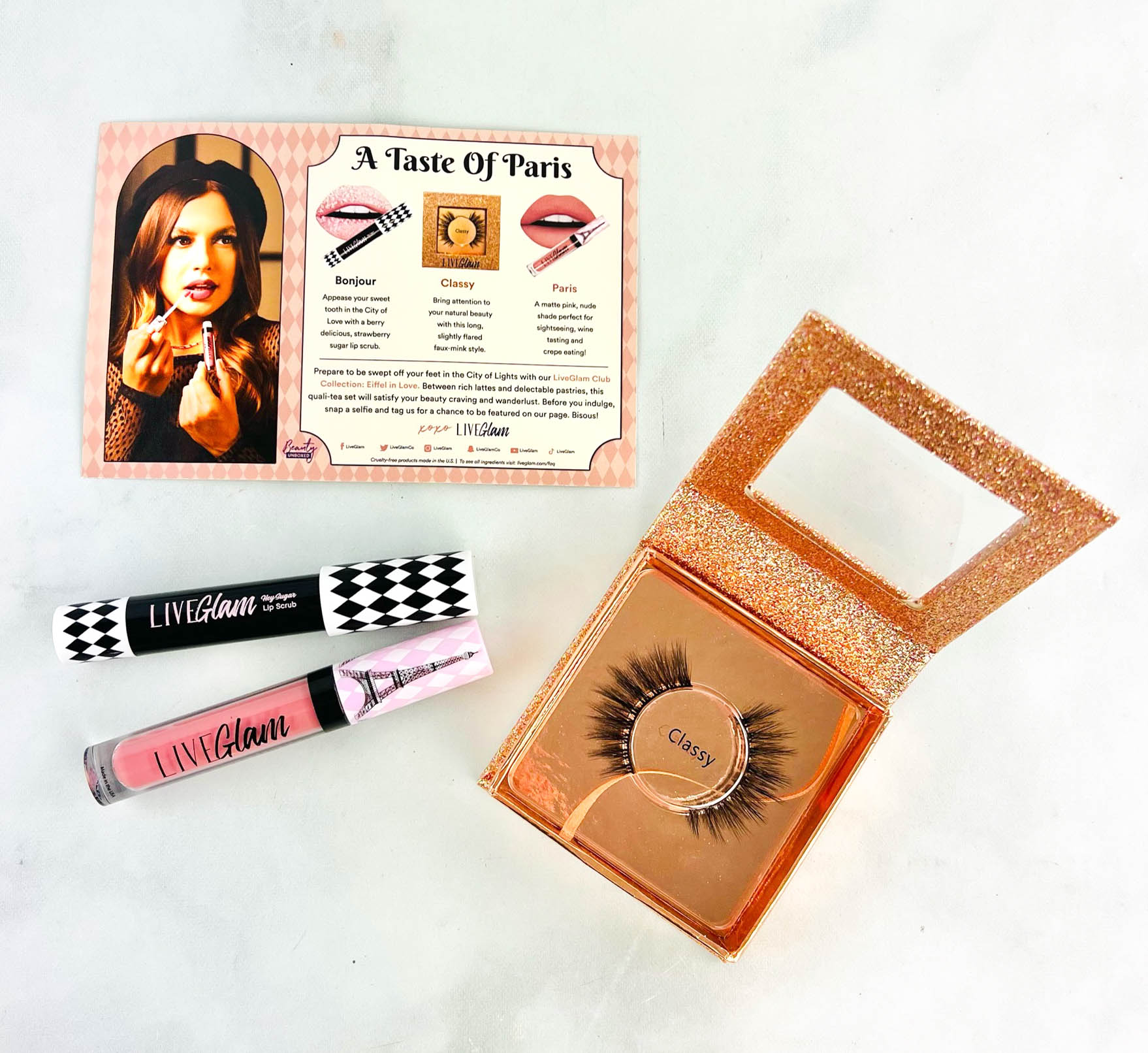 LiveGlam Club September 2022 Review: Eiffel in Love! - Hello Subscription