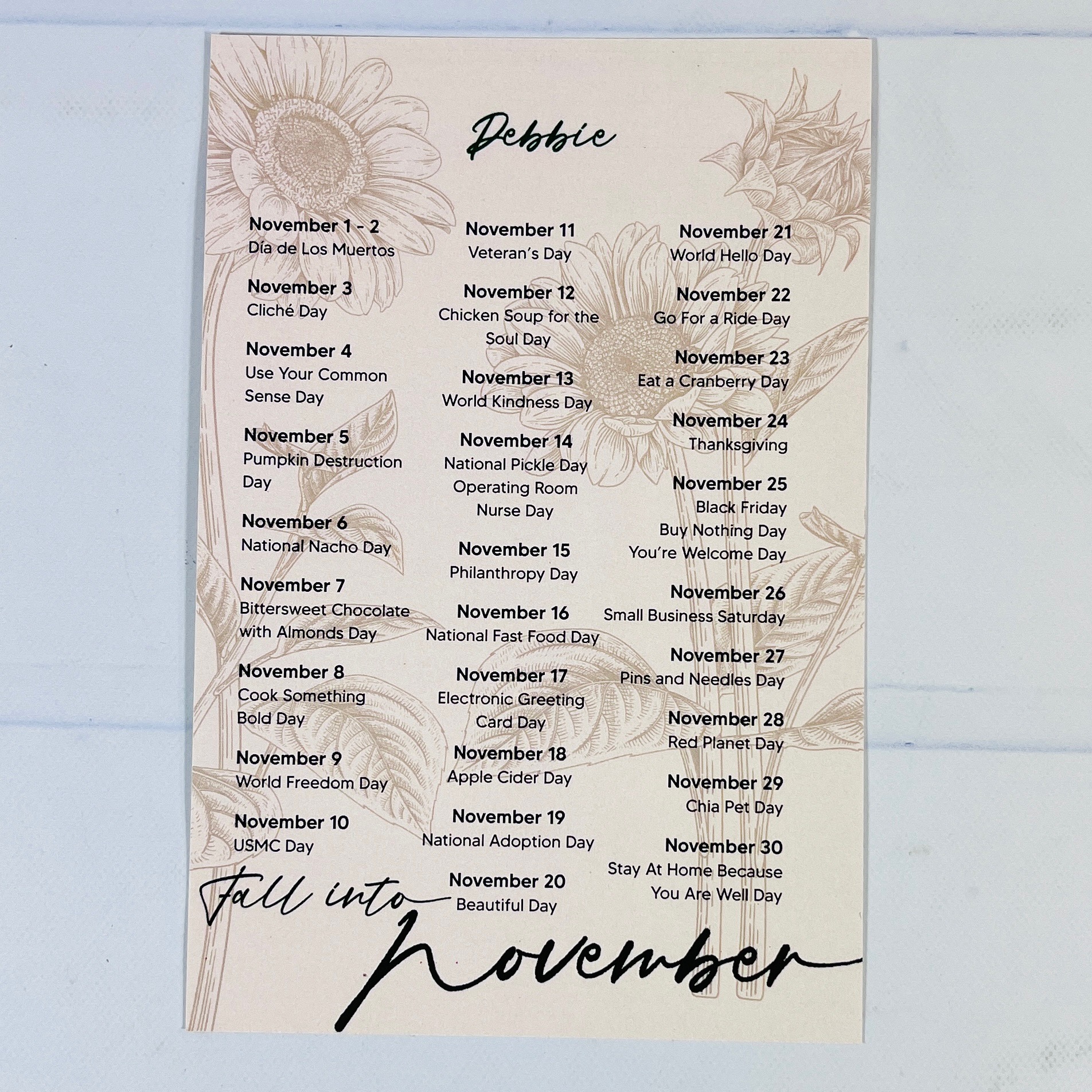 My Paper Box November 2022 Review - Fall Into November - Hello Subscription