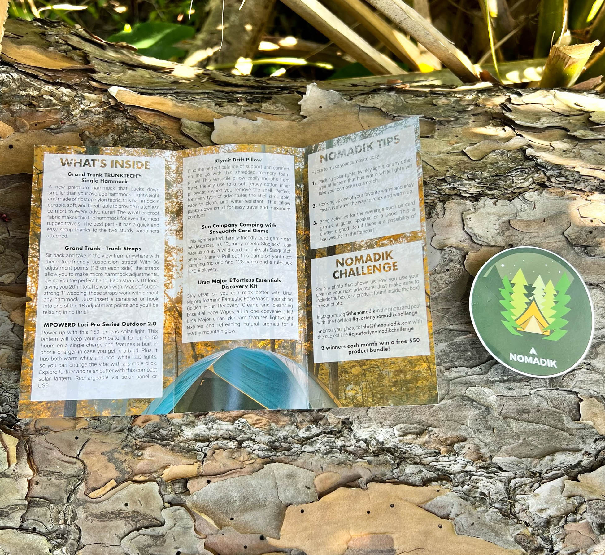 Nomadik Quarterly Subscription Box Review: Cozy Camper! - Hello ...