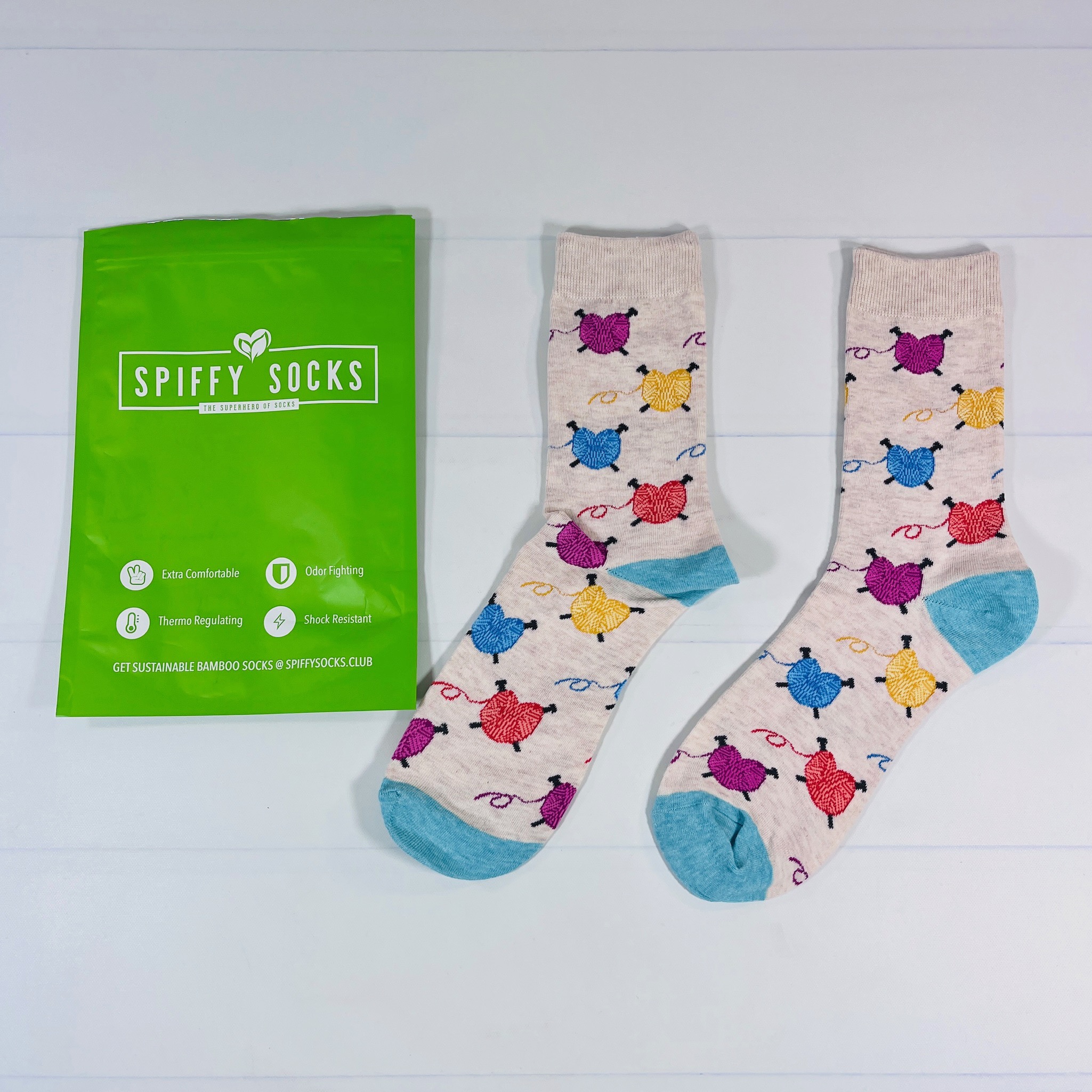 Spiffy Socks April 2023 Review: Heart Yarn - Hello Subscription