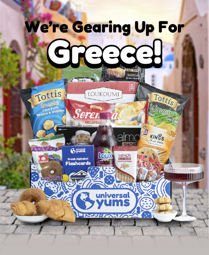 Universal Yums August 2023 Spoilers: Greece! - Hello Subscription