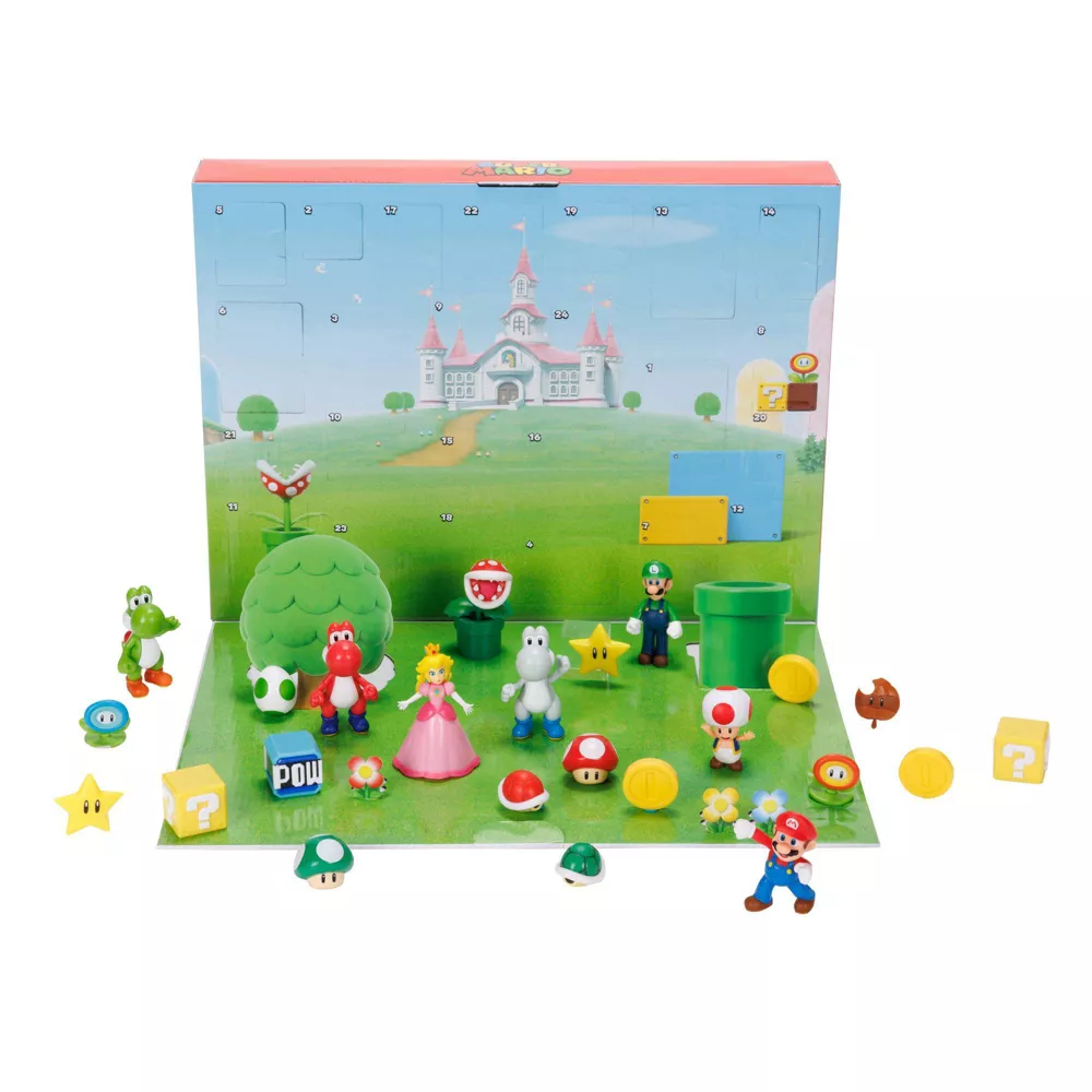 Nintendo Super Mario Advent Calendar: Pop-Up Mushroom Kingdom ...