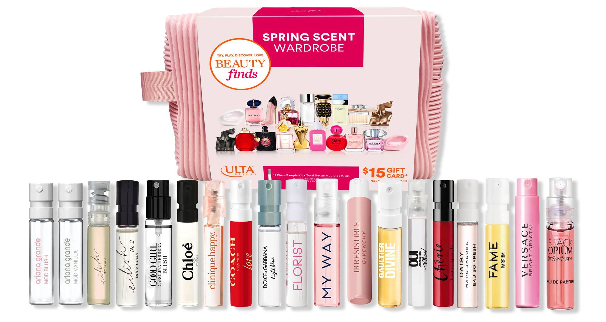 ULTA Spring Scent Wardrobe Sample Kit: Blockbuster Kit For All ...