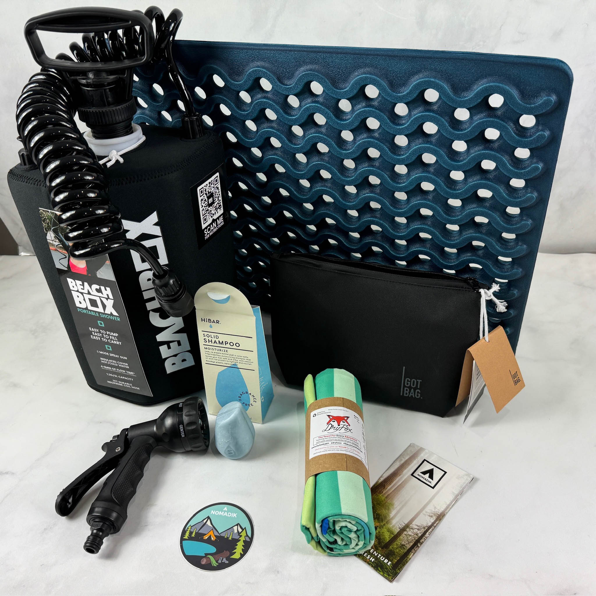 Nomadik Quarterly Subscription Box Review: Post Adventure Refresh Box ...