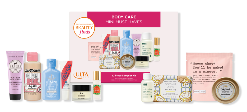 ULTA Body Care Mini Must Haves Sampler Kit: 10 Mini Bodycare Must Haves ...