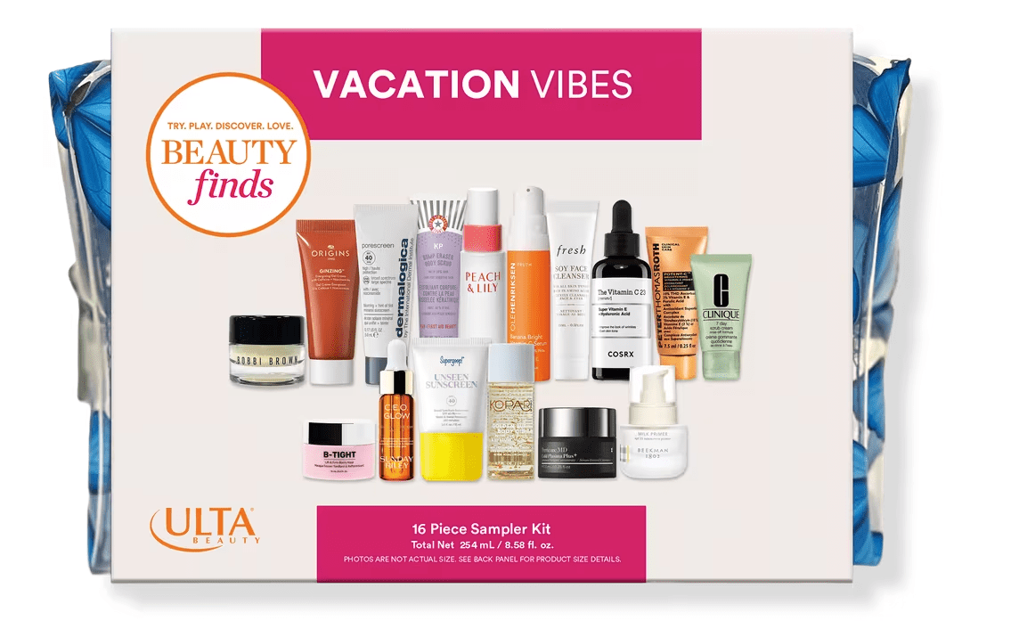 ULTA Vacation Vibes Summer Sampler Kit: 16 Skincare Must Haves For The ...